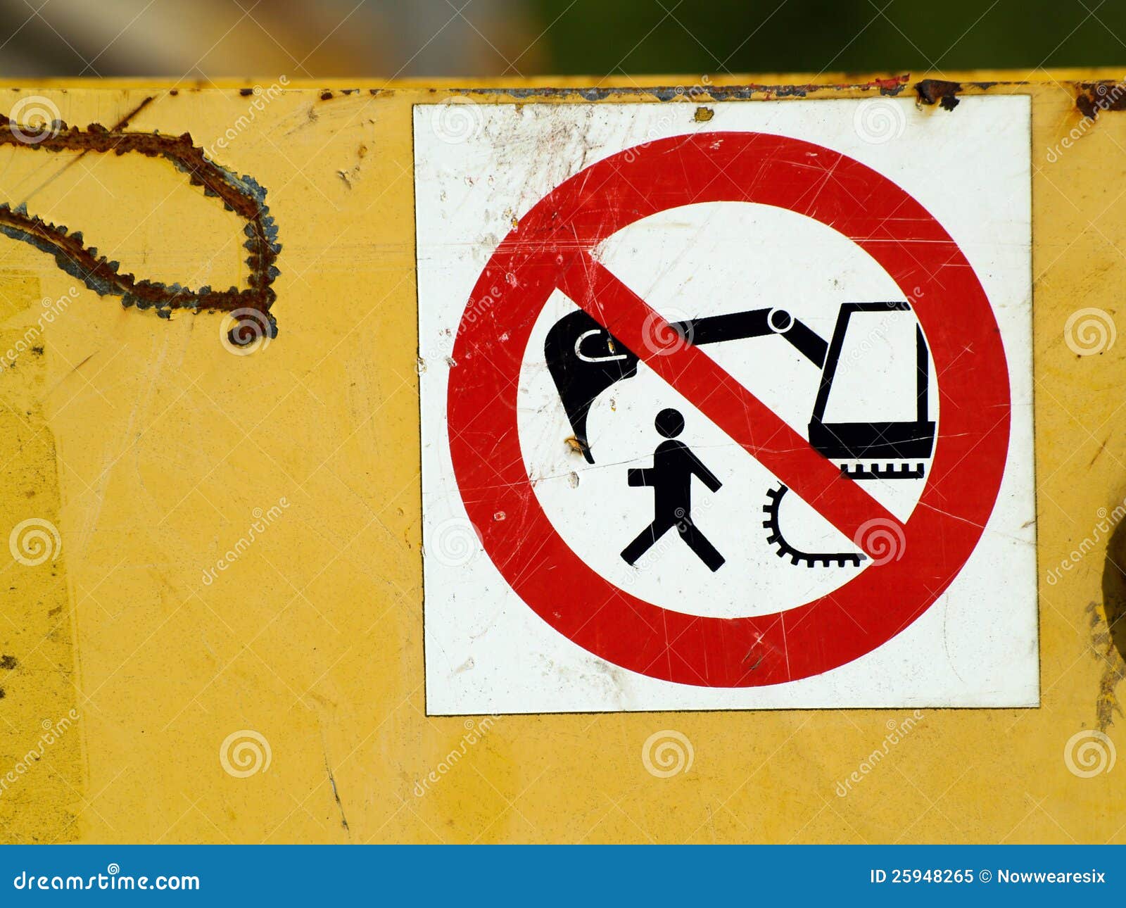 Restriction sign stock image. Image of safety, industrial - 25948265