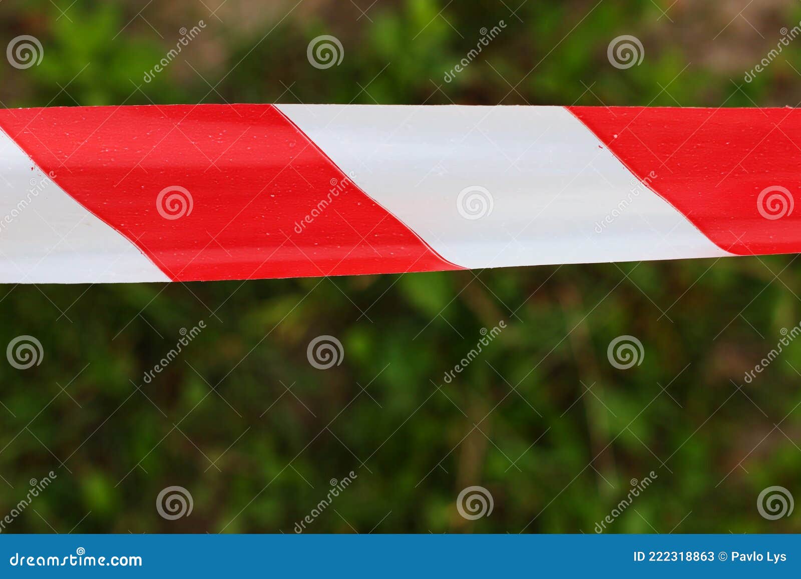 Restrictive Tape at the Scene of the Accident Stock Image - Image of ...