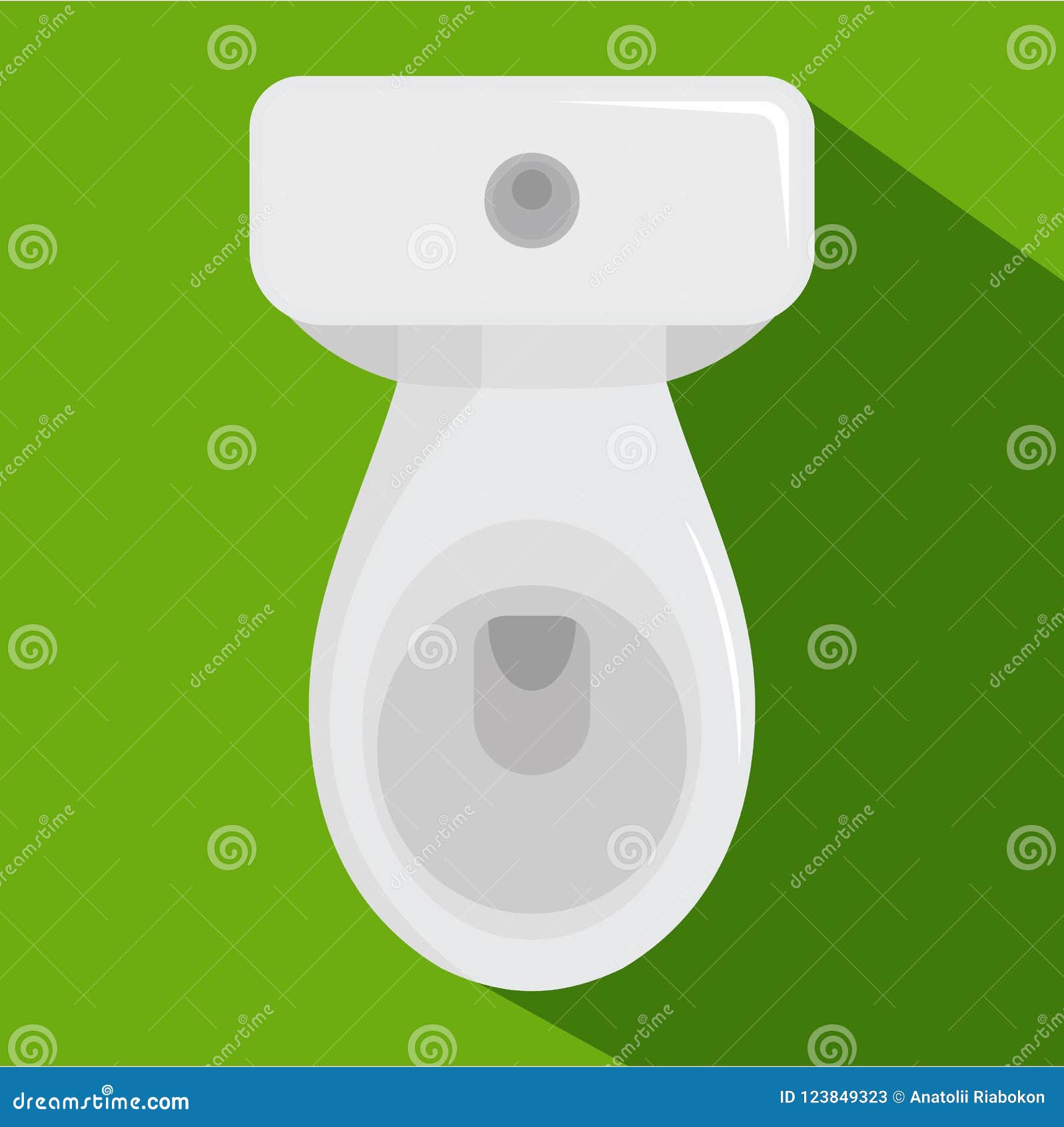 Restroom icon, flat style stock illustration. Illustration of bath ...