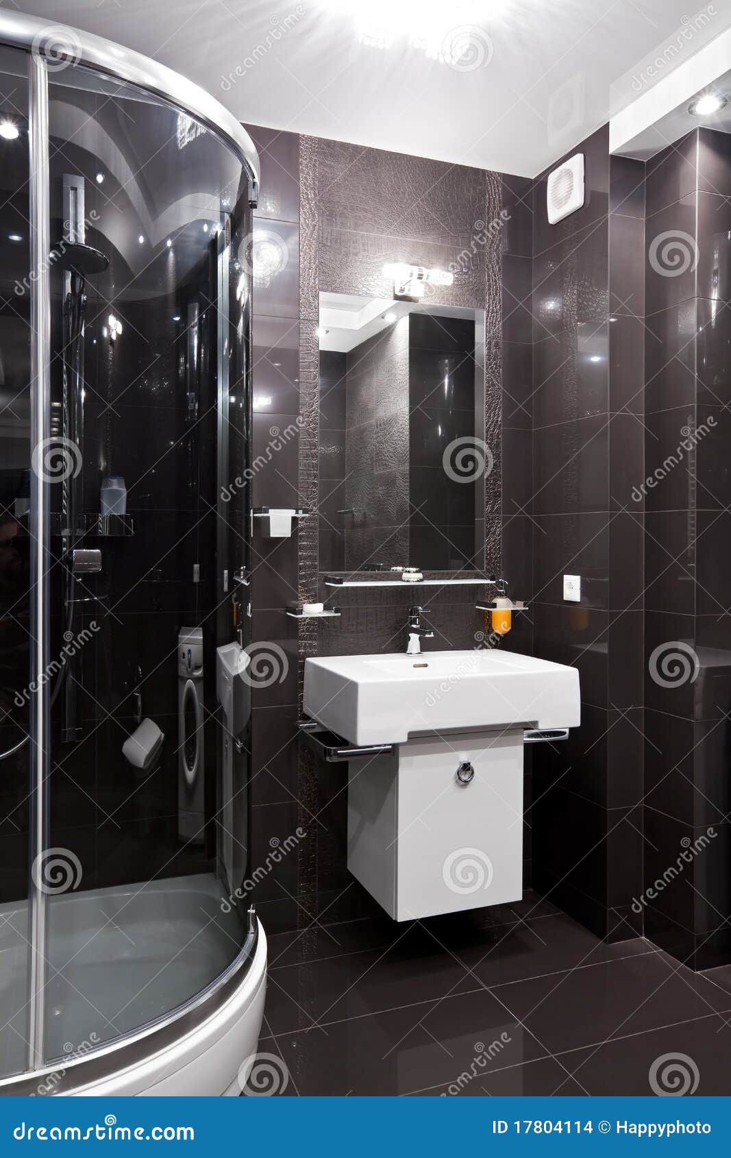 Restroom interior stock photo. Image of apartment, indoors - 17804114