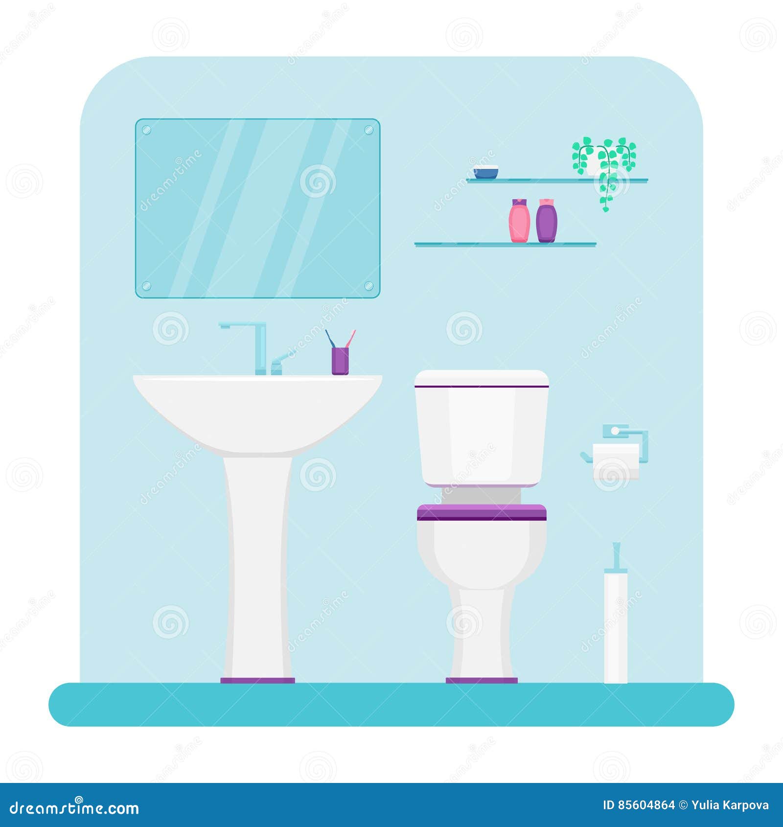 Men Restroom Interior View Stock Photo | CartoonDealer.com #8131728