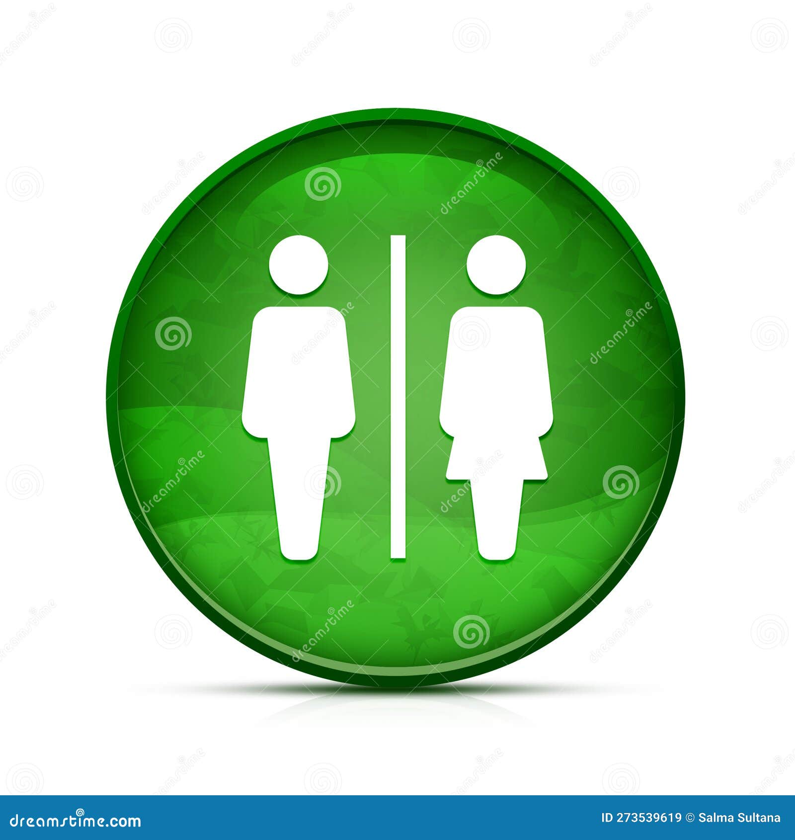 Round Restroom Icons. Water Closet. Bathroom Signs. Vector Scalable ...