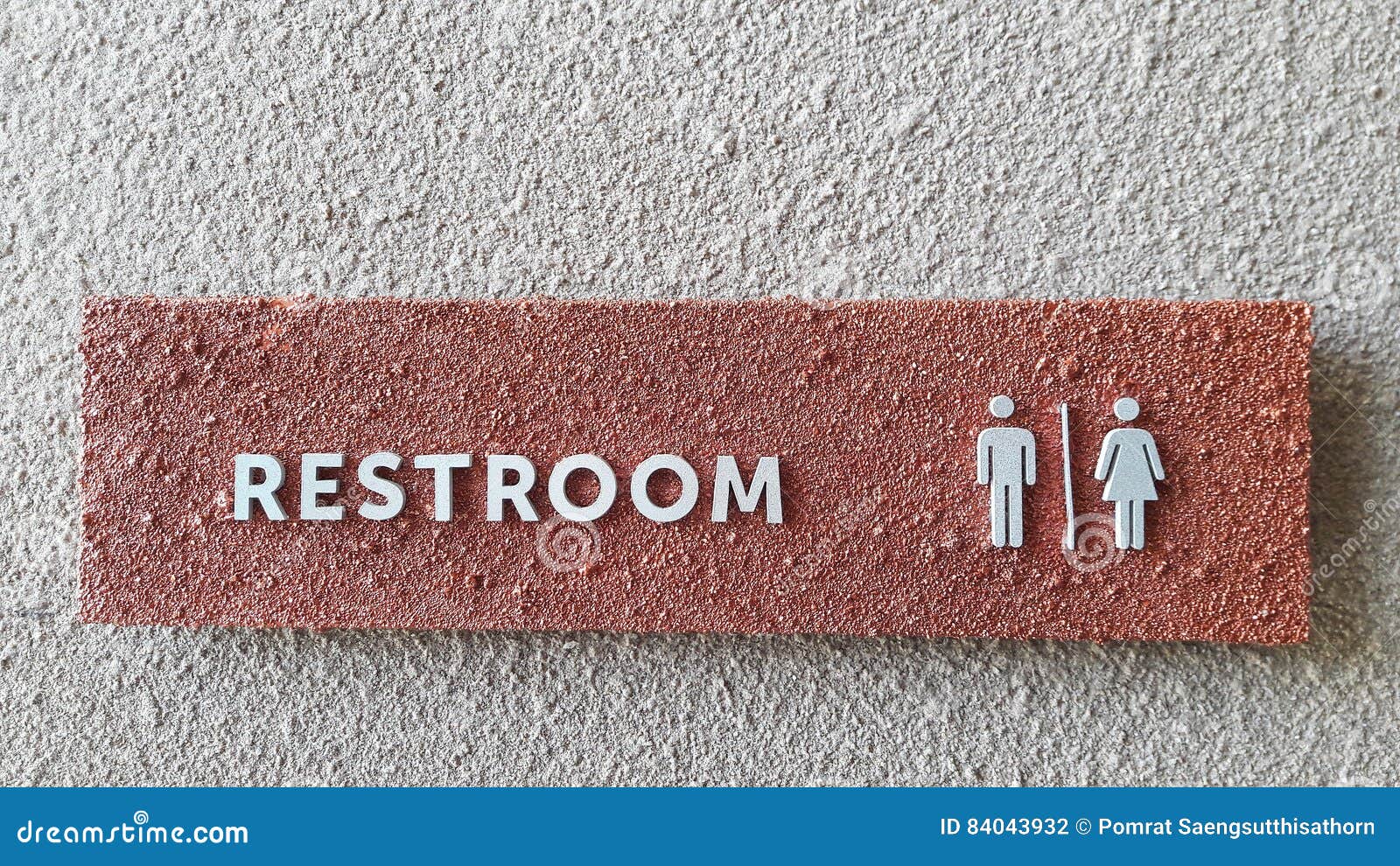 Restroom sign stock photo. Image of board, grey, communication - 84043932