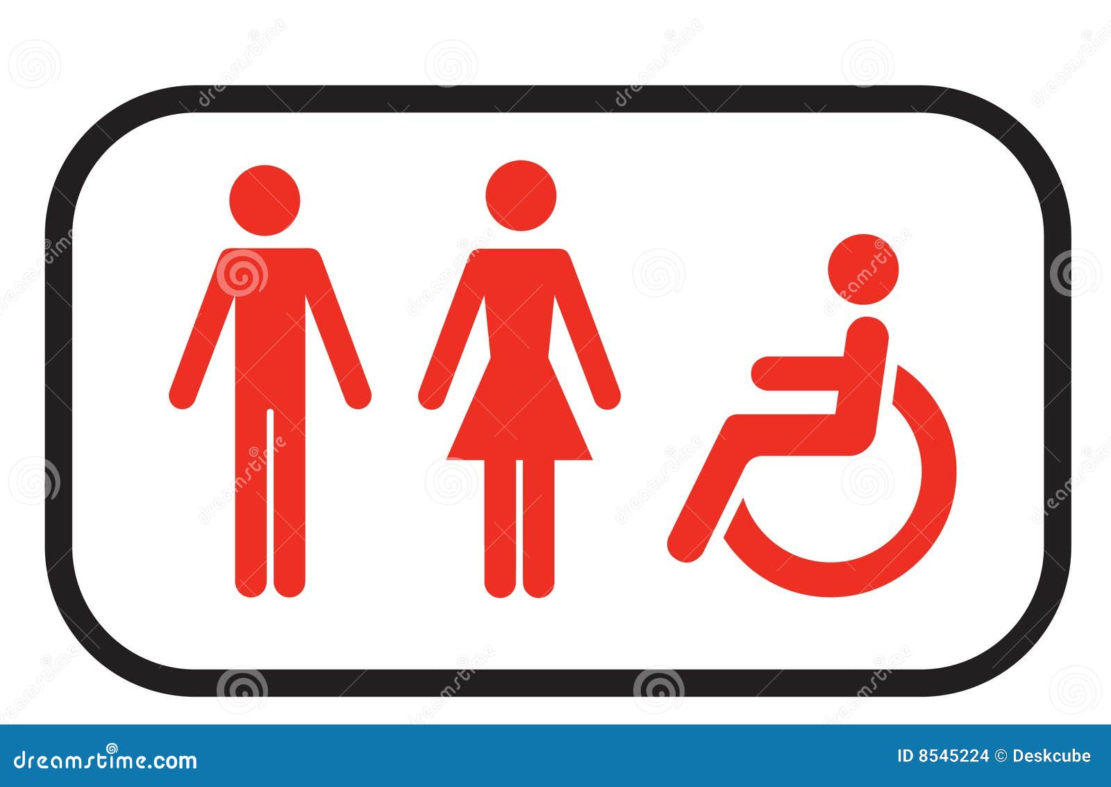 Restroom sign people stock illustration. Illustration of sign - 8545224
