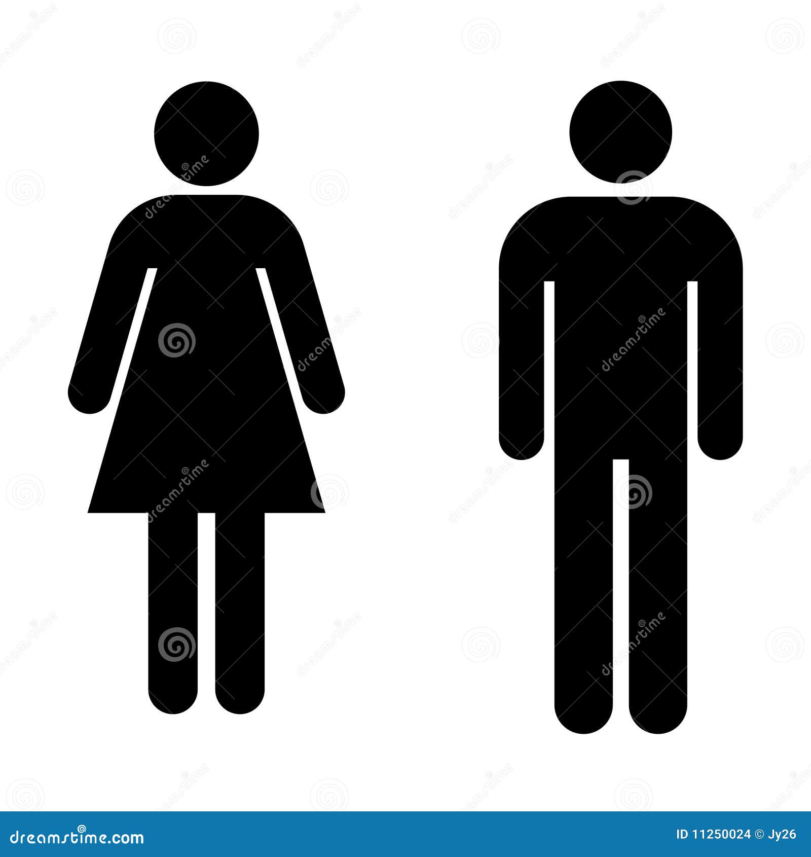 Restroom signs vector stock vector. Illustration of body - 11250024