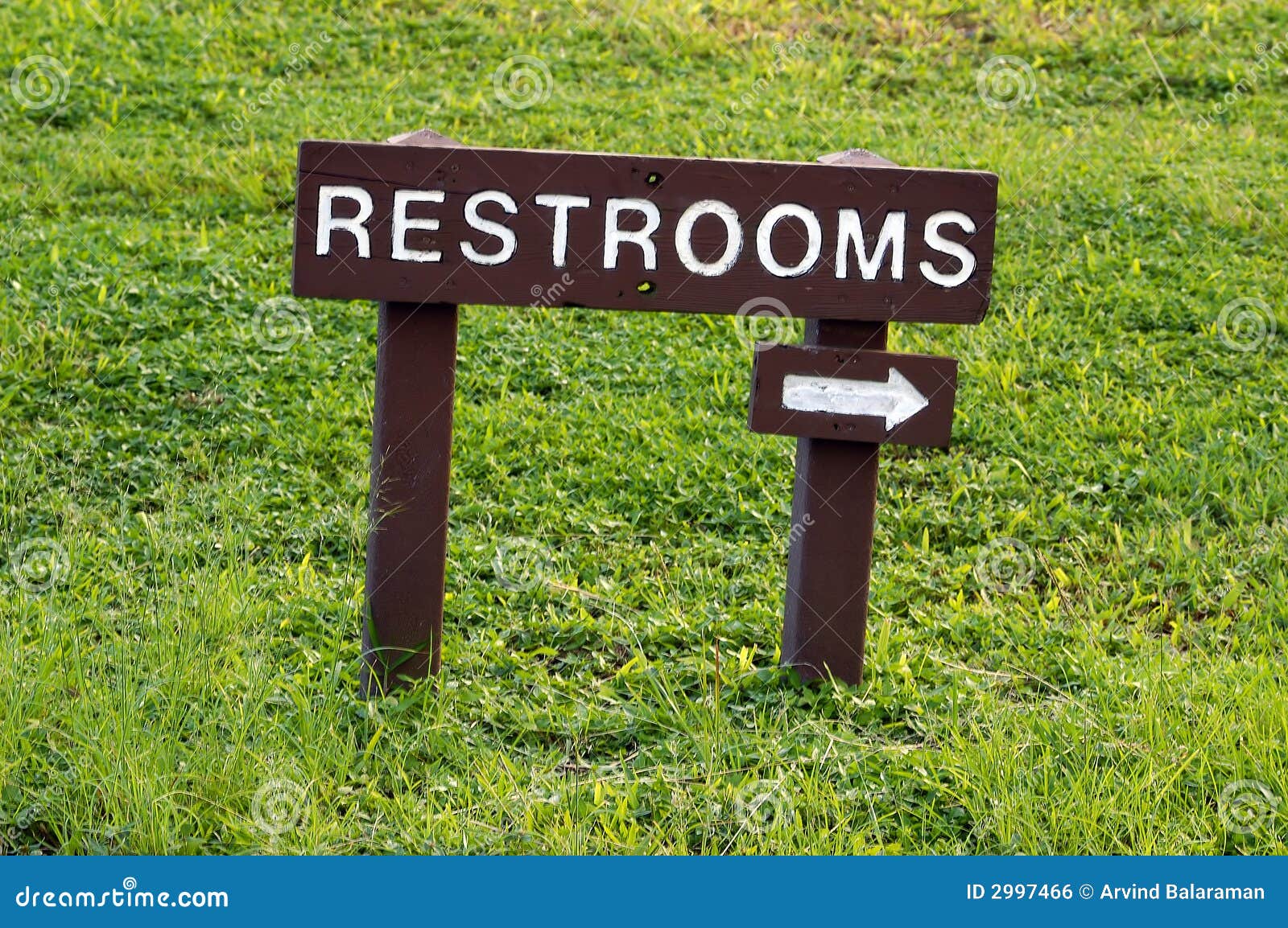 Restroom Sign At A National Park Stock Photography | CartoonDealer.com ...