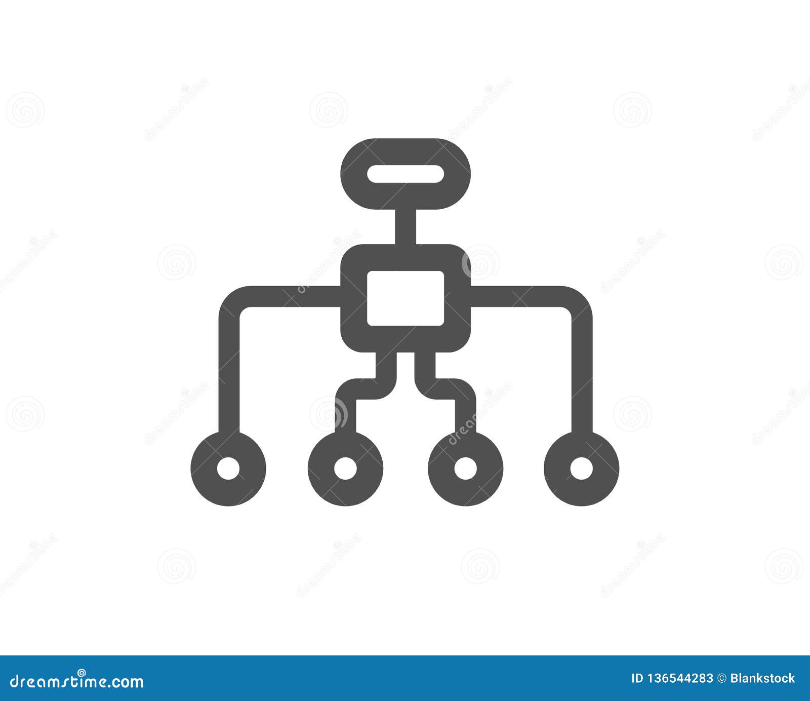 Restructuring Icon. Business Architecture Sign. Vector Stock Vector ...