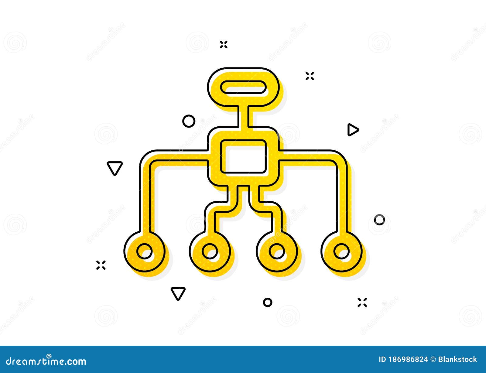 Restructuring Icon. Business Architecture Sign. Vector Stock Vector ...