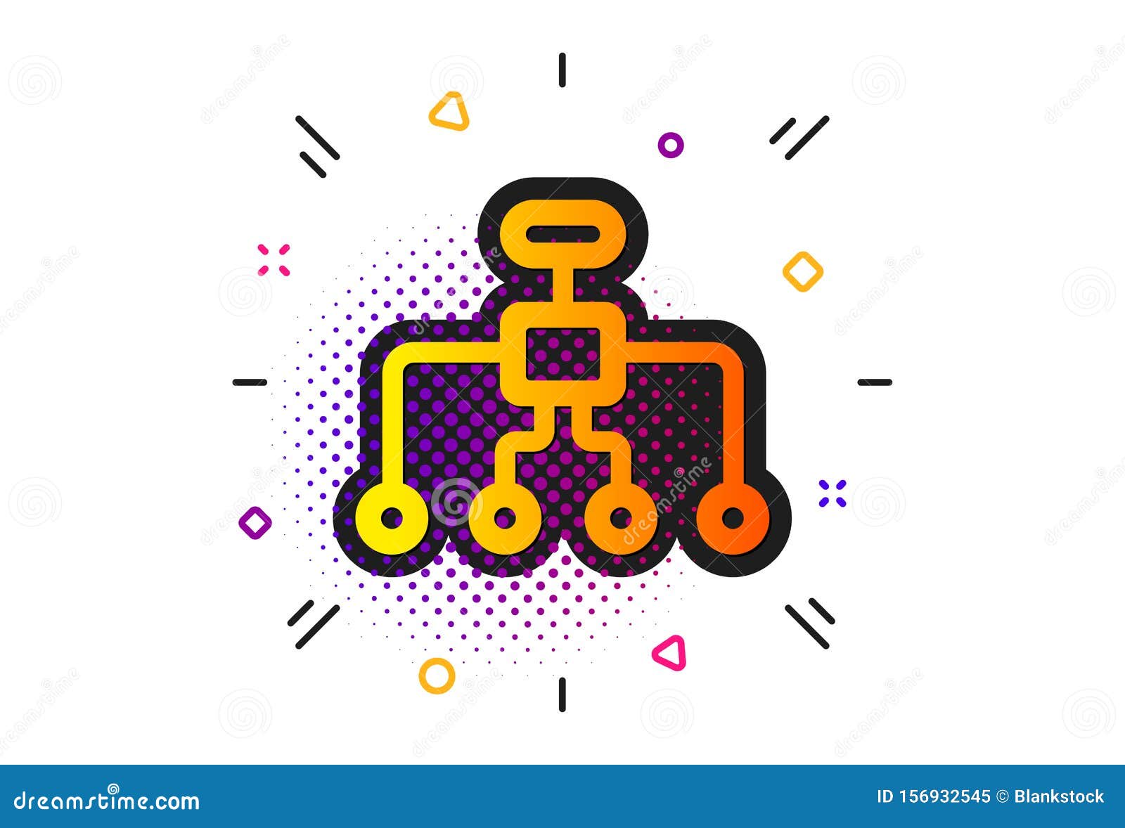 Restructuring Icon. Business Architecture Sign. Vector Stock Vector ...