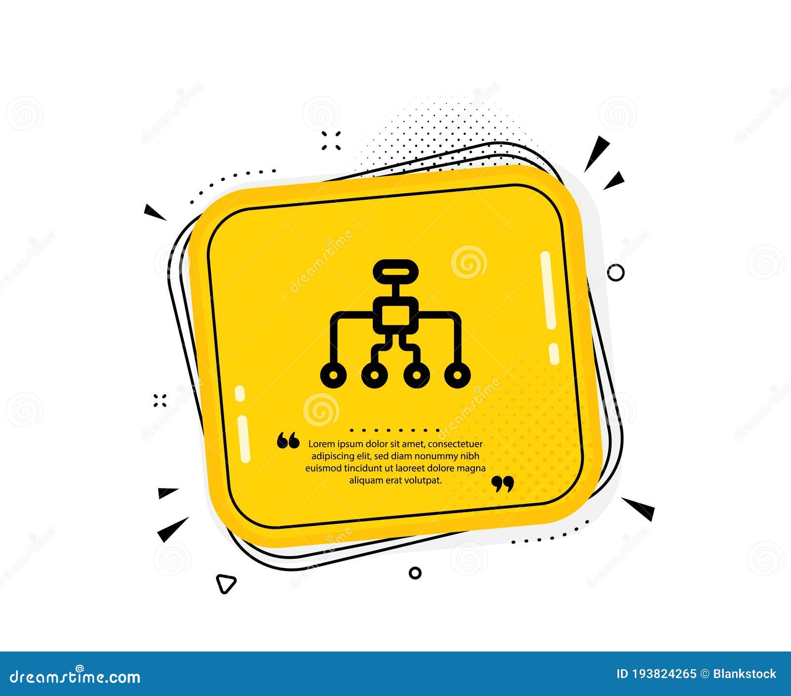 Restructuring Icon. Business Architecture Sign. Vector Stock Vector ...