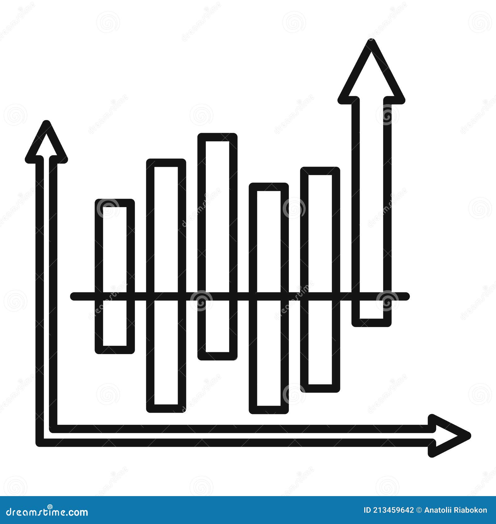 Restructuring Icon, Outline Style Stock Vector - Illustration of store ...