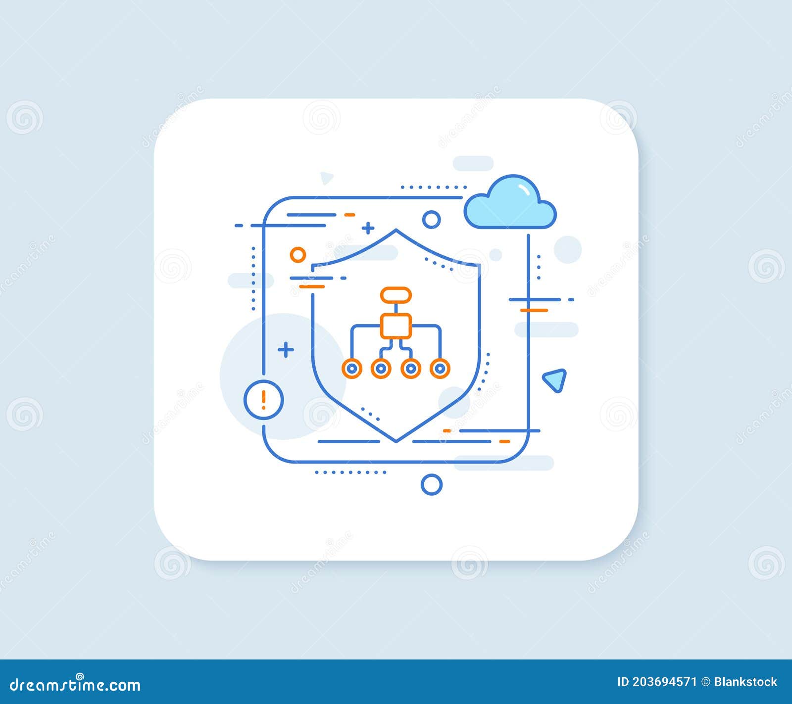 Restructuring Line Icon. Business Architecture Sign. Vector Stock ...