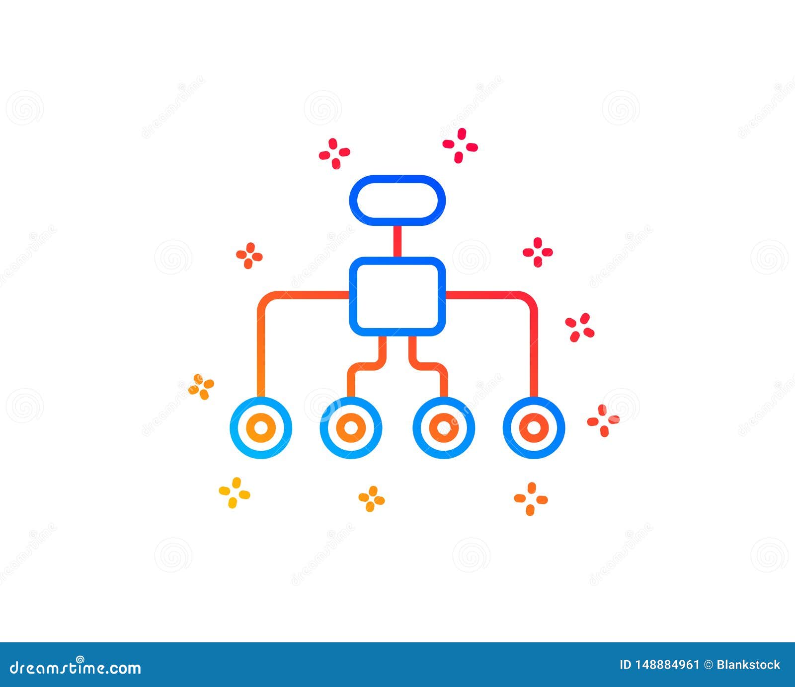 Restructuring Line Icons Collection. Transformation, Reorganization ...