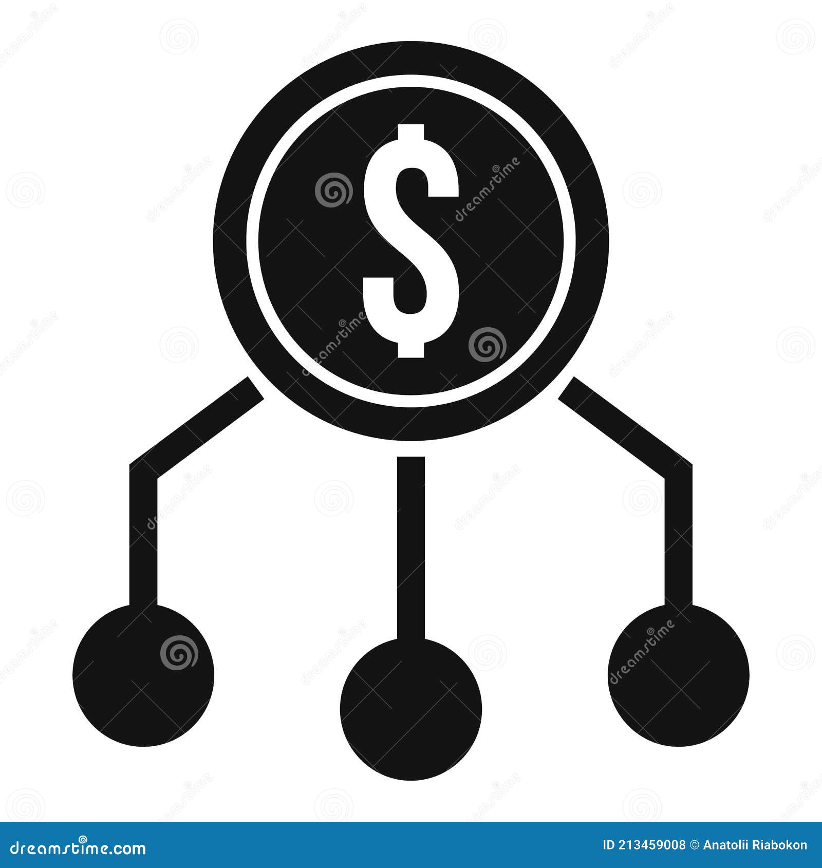 Restructuring Money Icon, Simple Style Stock Vector - Illustration of ...