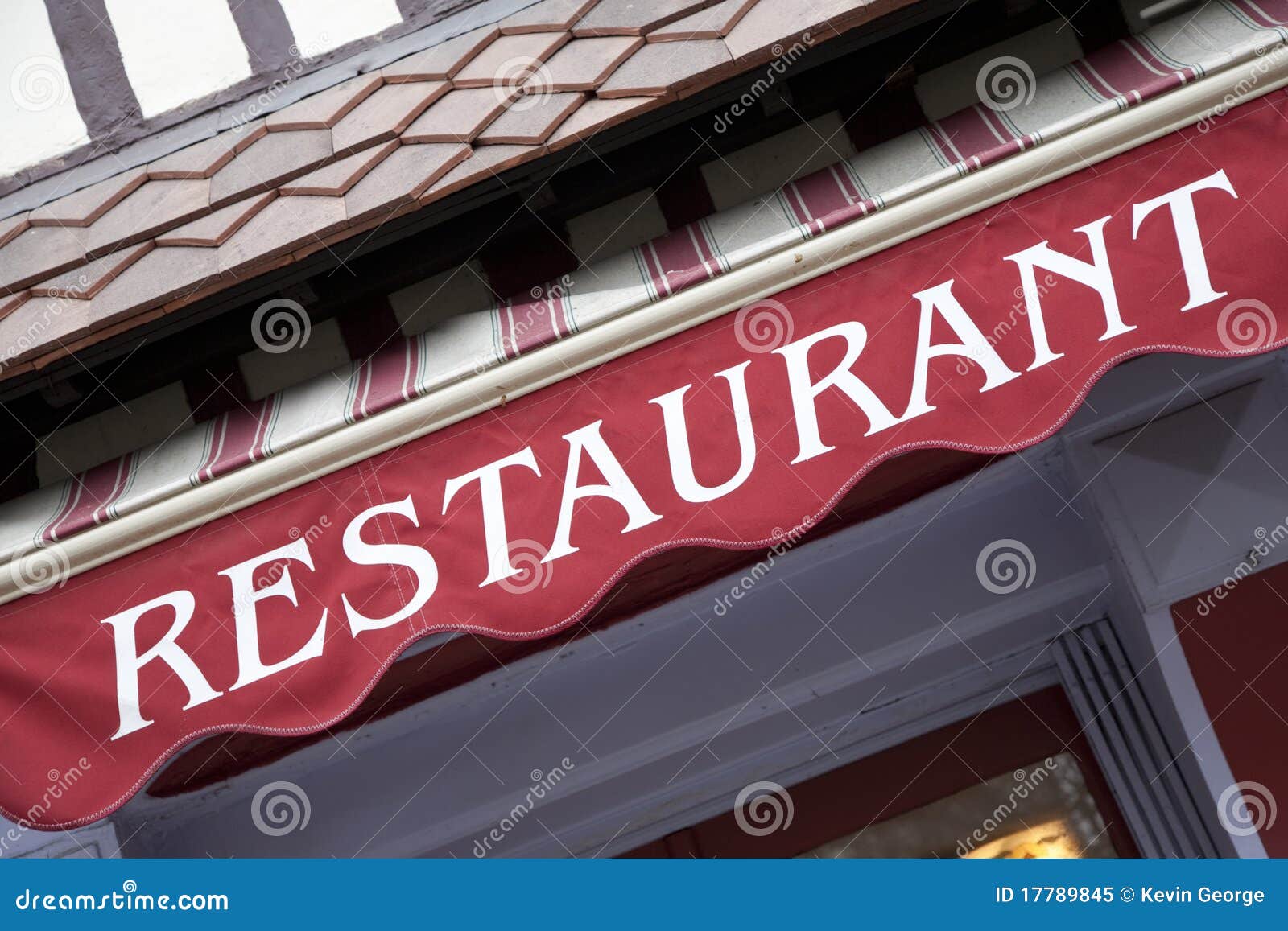 Restuarant Sign stock image. Image of diagonal, angle - 17789845