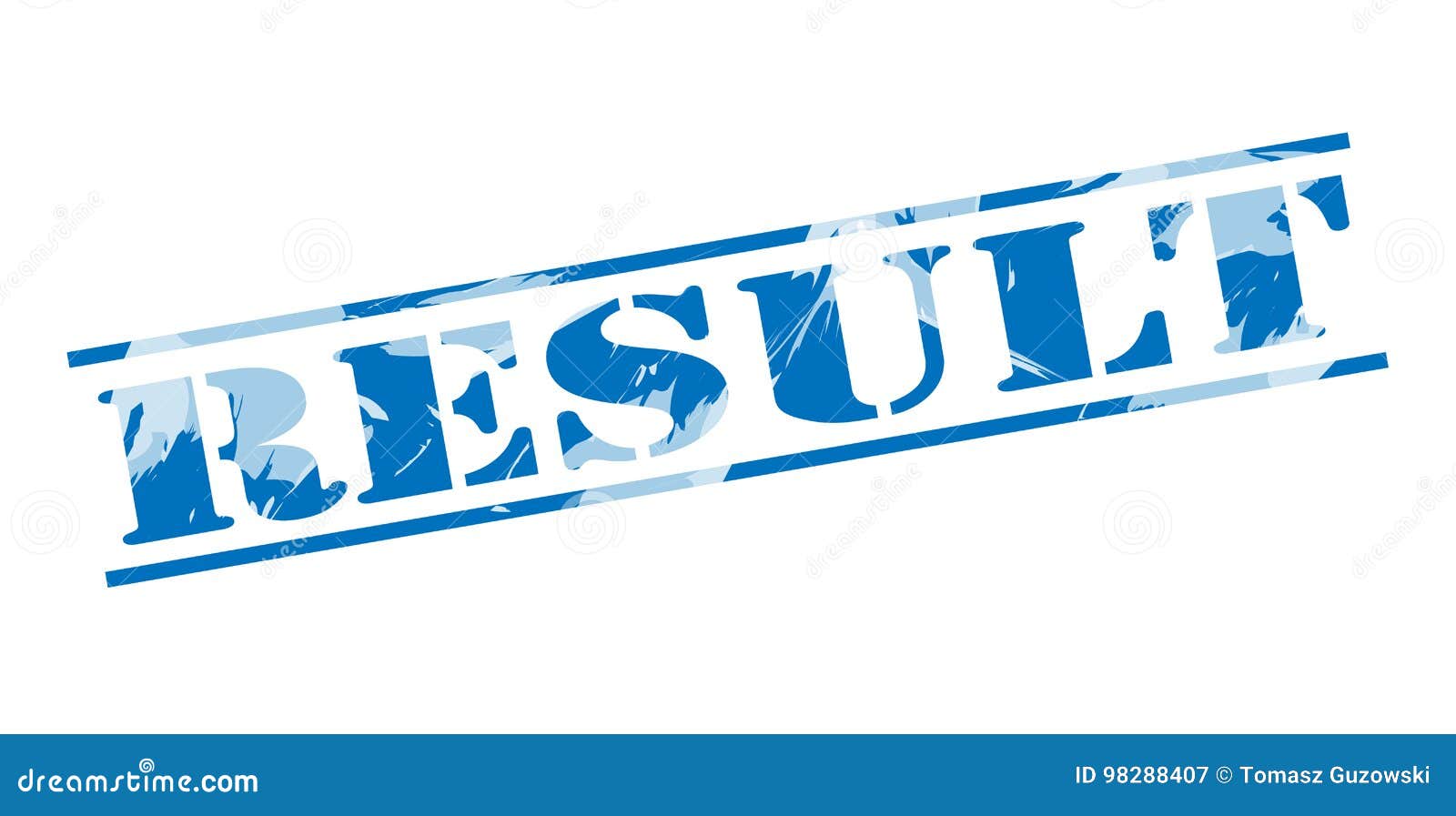 Result blue stamp stock illustration. Illustration of icon - 98288407
