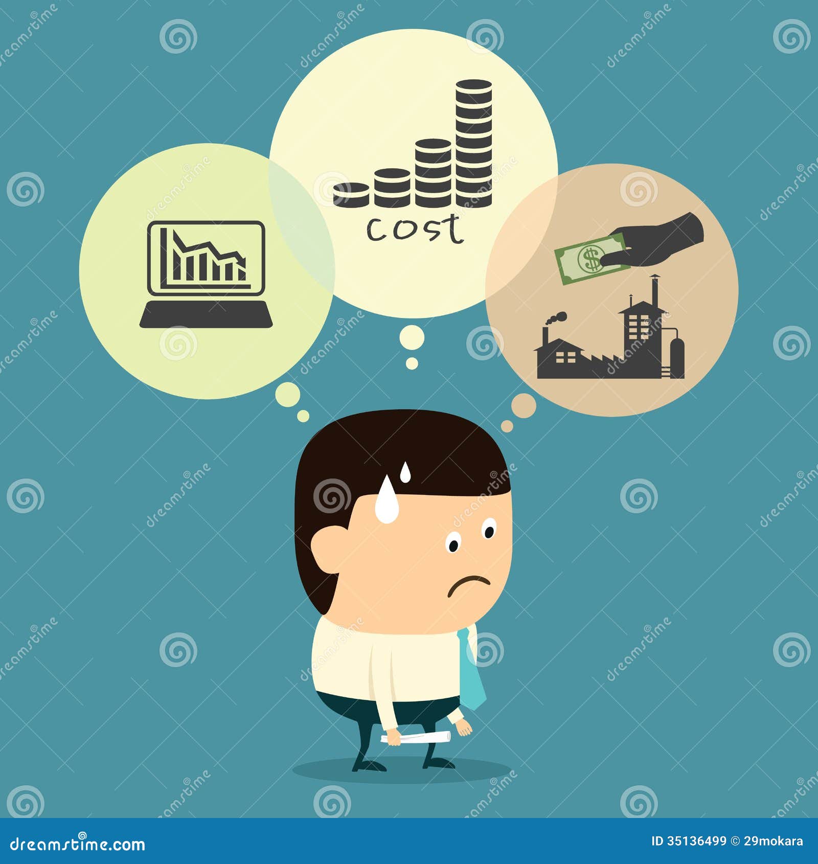 Result of Business Operation Failed Stock Vector - Illustration of ...