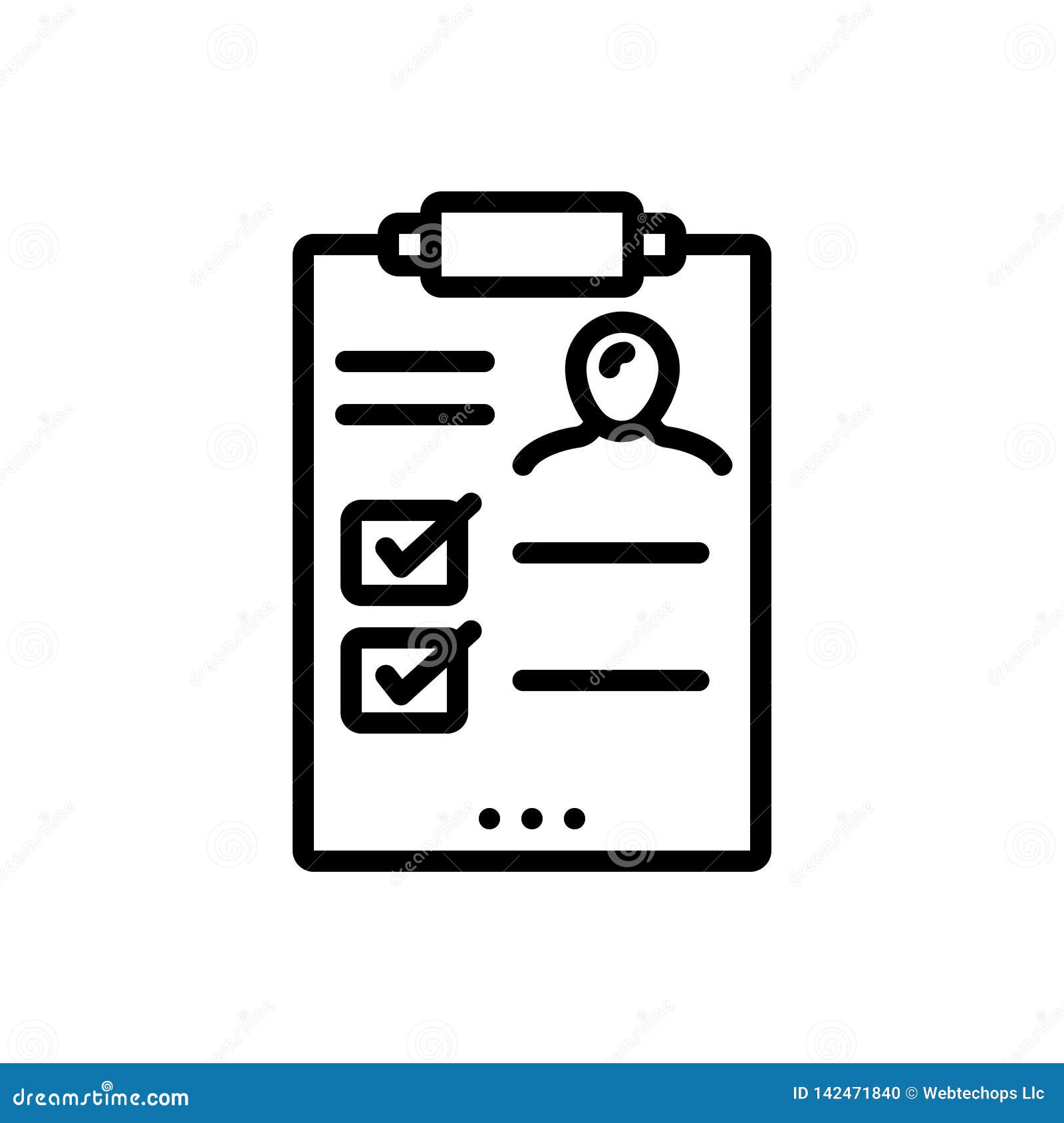 Black Line Icon for Result, Outcome and Outgrowth Stock Illustration ...