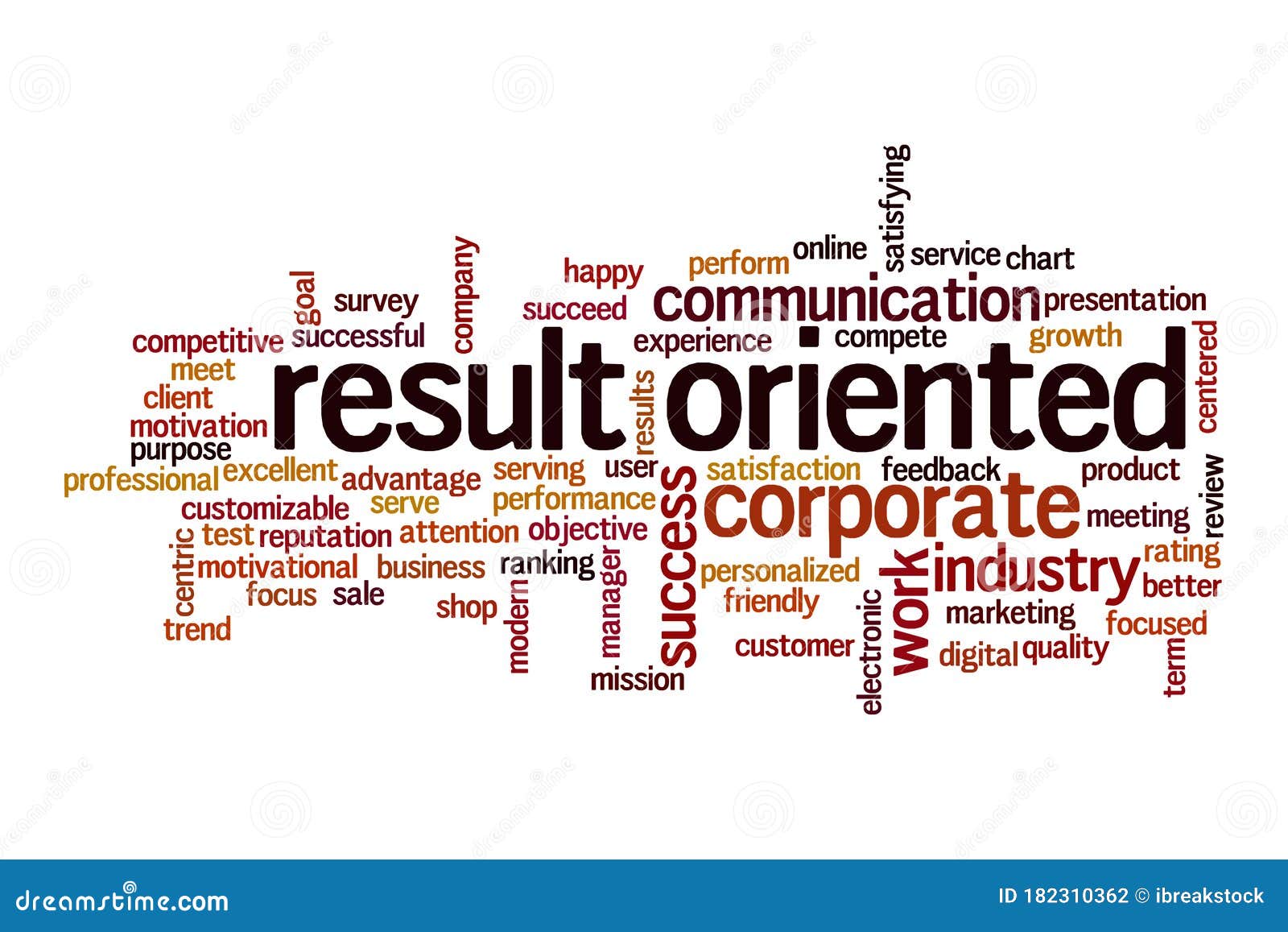 Result Oriented Word Cloud Concept Stock Illustration - Illustration of ... Result Oriented Word Cloud Concept Stock Illustration - Illustration of ...
