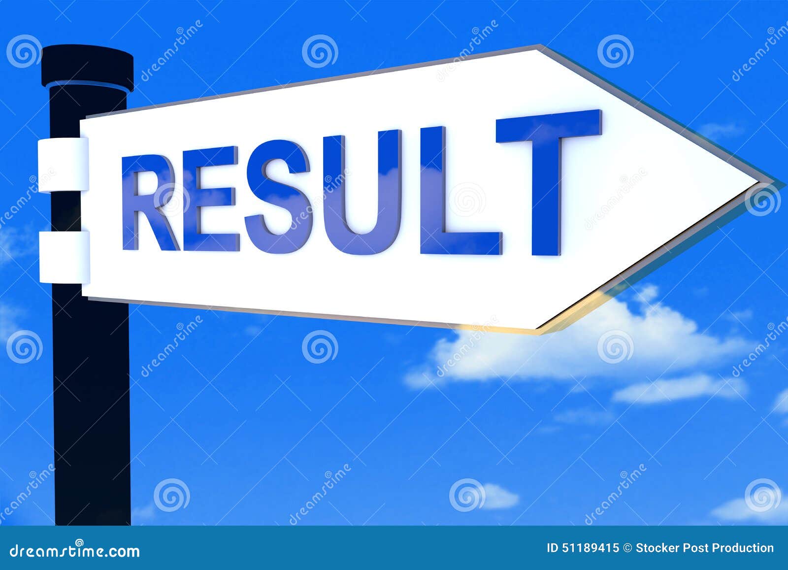 Result Road Direction Signs Concept Stock Image - Image of medium, dots ...