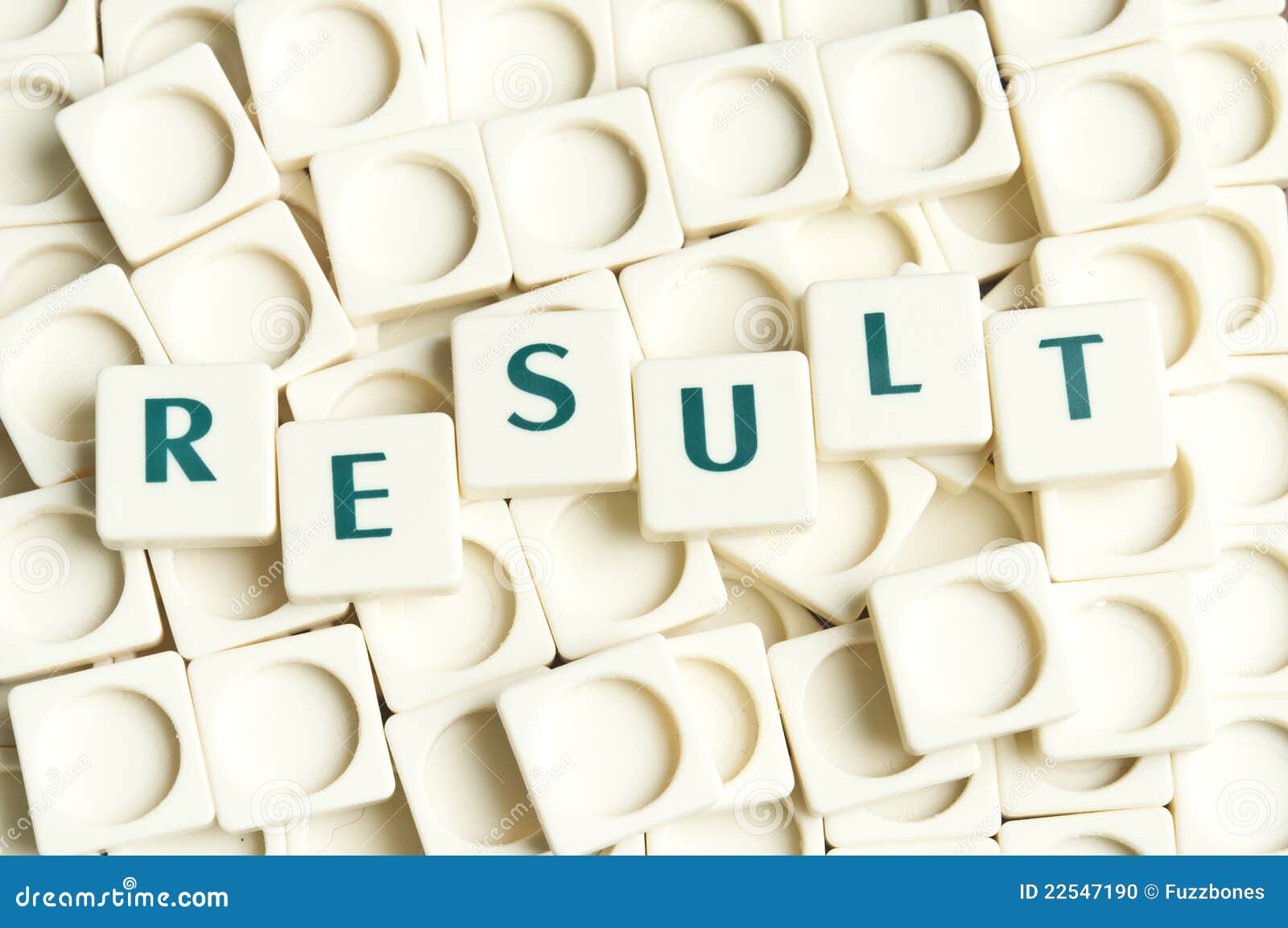 Result Word Made by Leter Pieces Stock Photo - Image of letter, concept ...