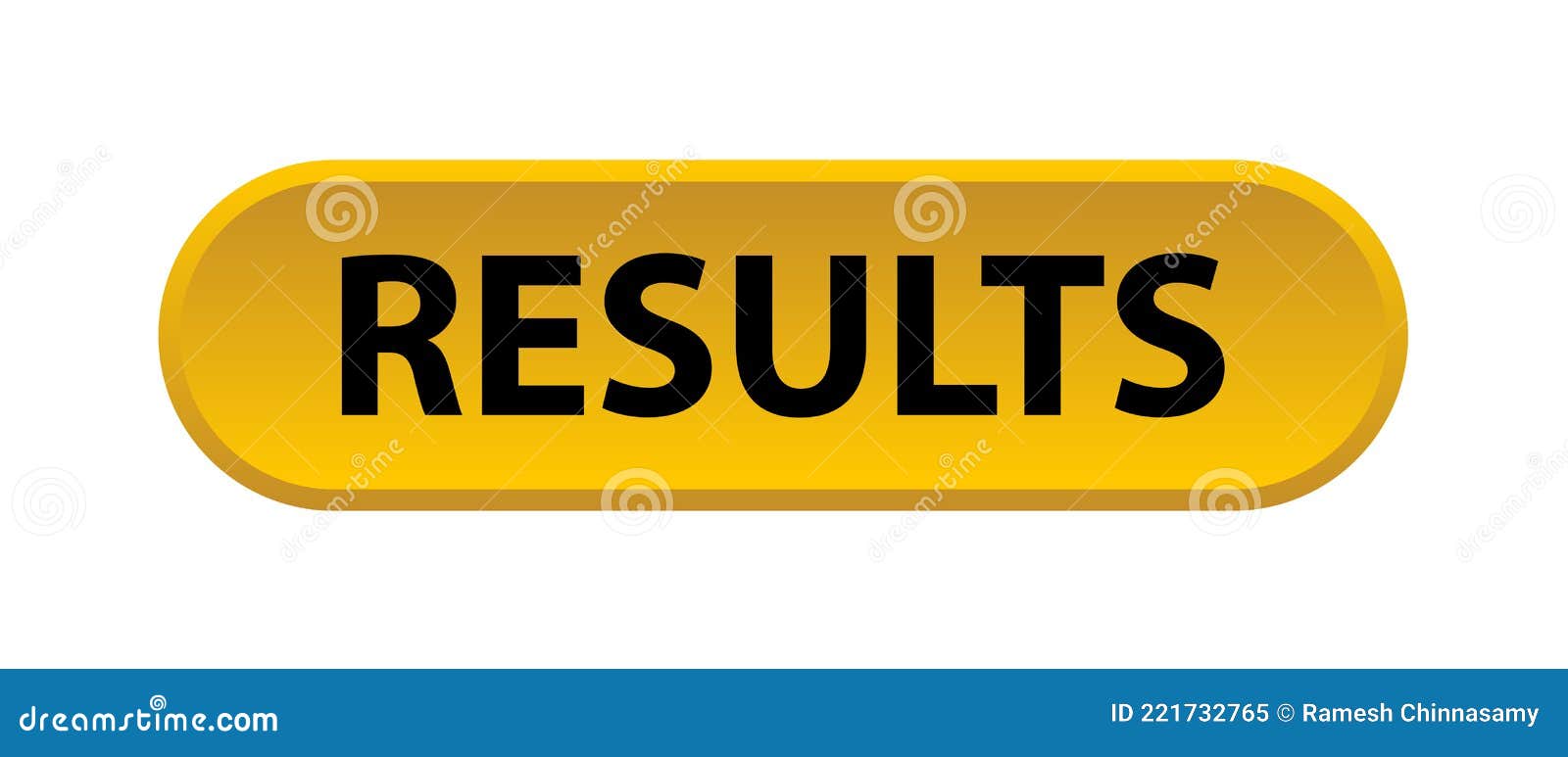 Results button stock vector. Illustration of badge, buttons - 221732765