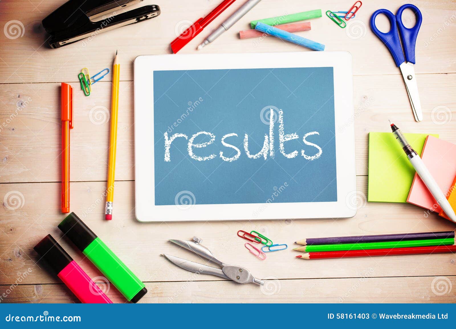 The Word Results On A Background Stock Photography | CartoonDealer.com ...