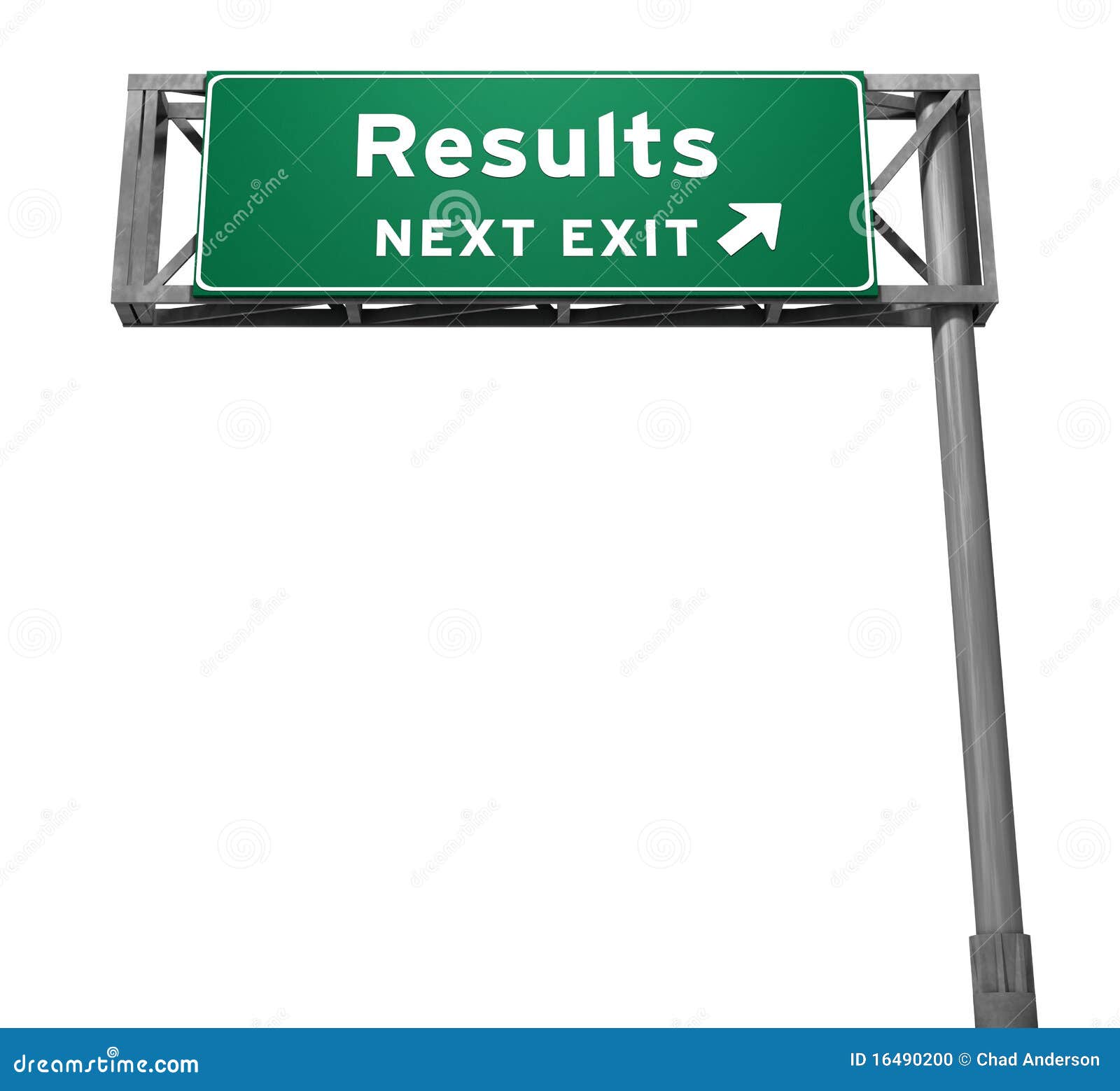 Results Freeway Exit Sign stock illustration. Illustration of color ...