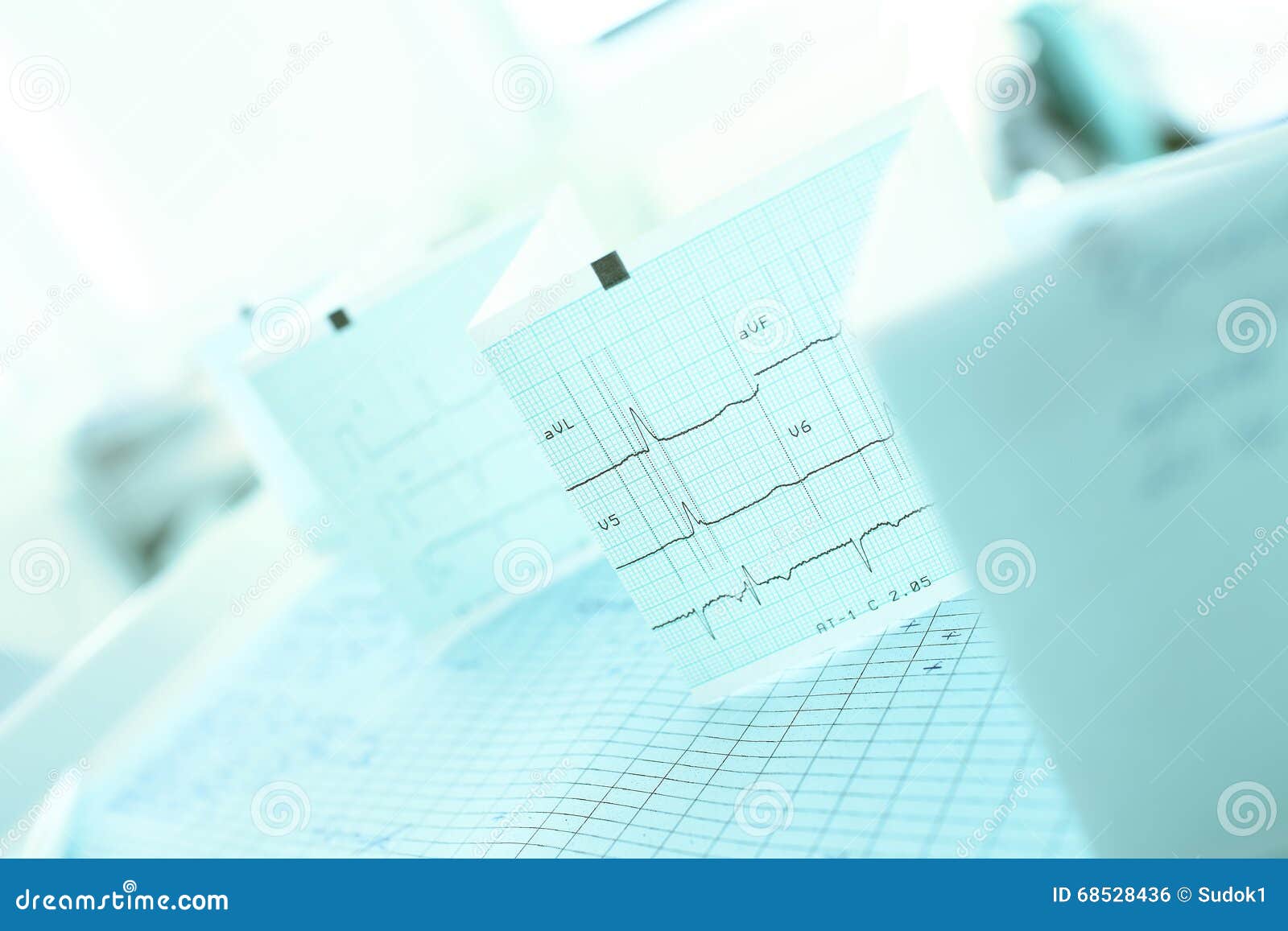 Results of the Medical Examination in the Doctors Office Stock Photo ...