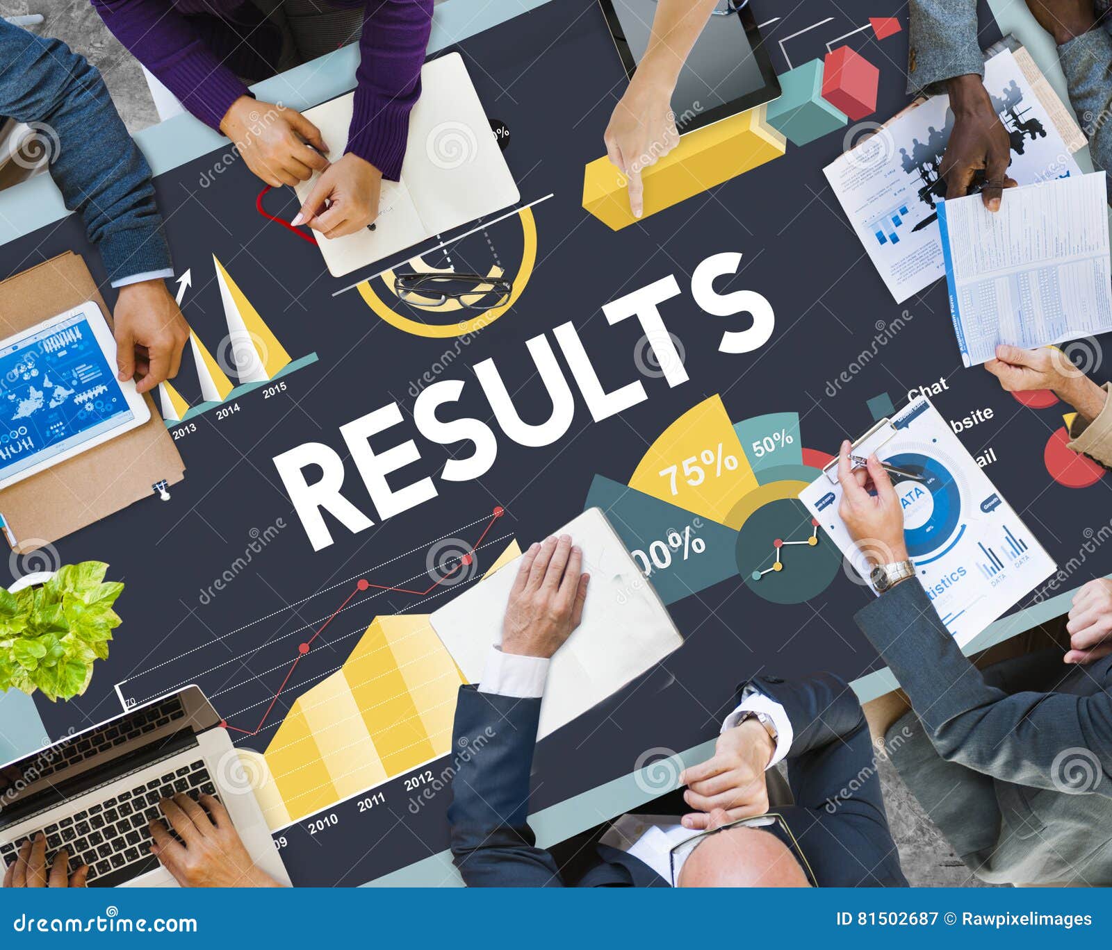 Results Percentage Business Chart Concept Stock Image - Image of ...