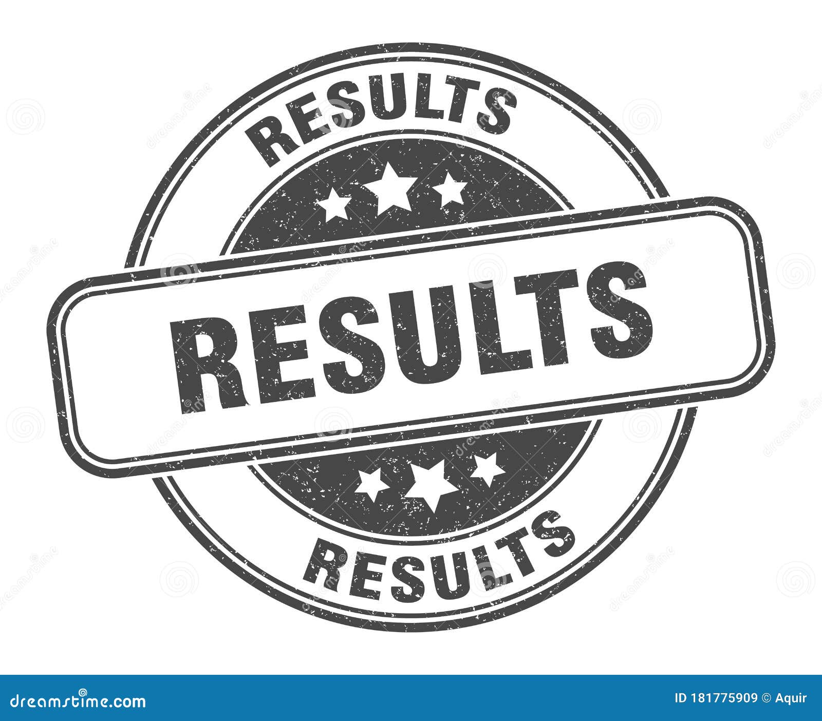Results Stamp. Results Round Grunge Sign Stock Vector - Illustration of ...