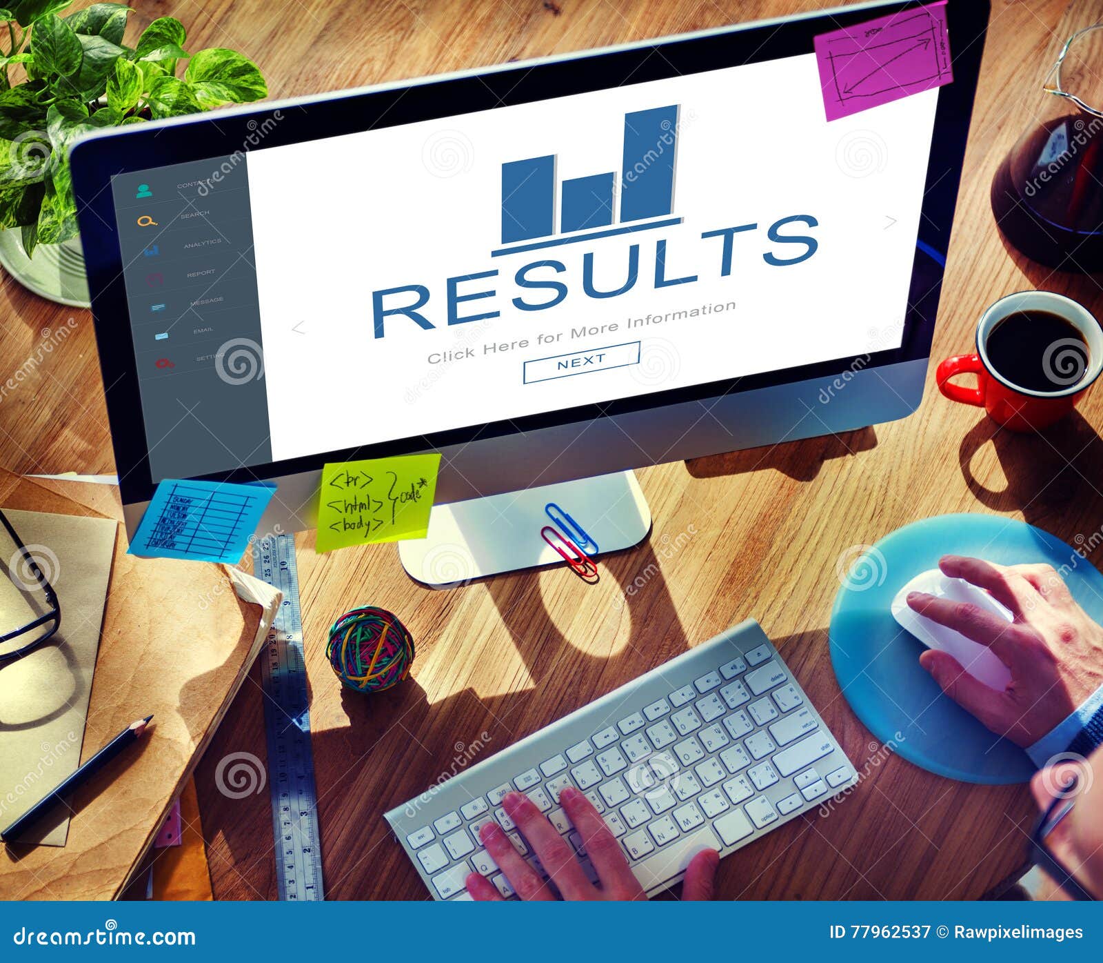 Results Summary Progress Chart Concept Stock Image - Image of ...