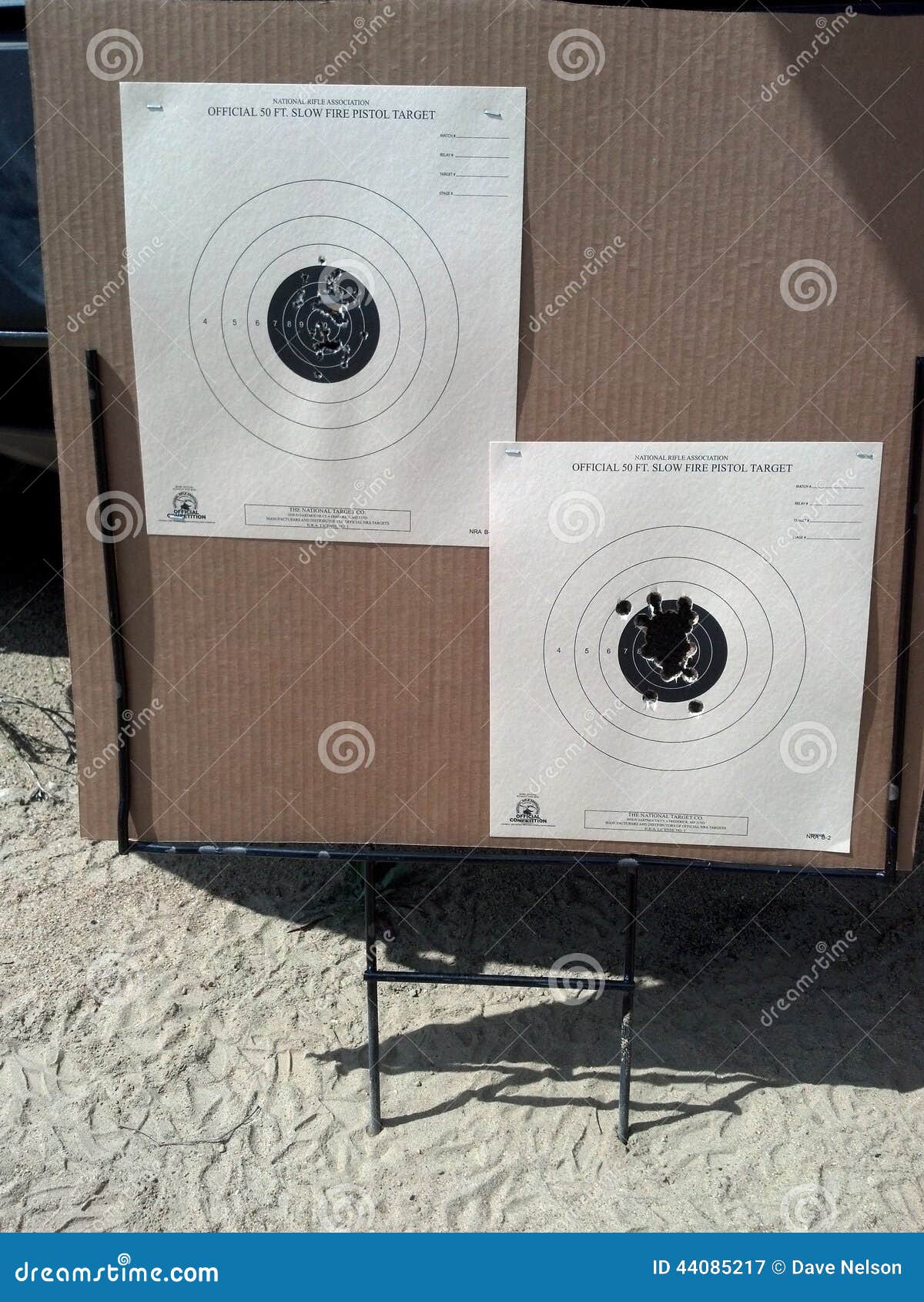 Results of target practice editorial photography. Image of range - 44085217