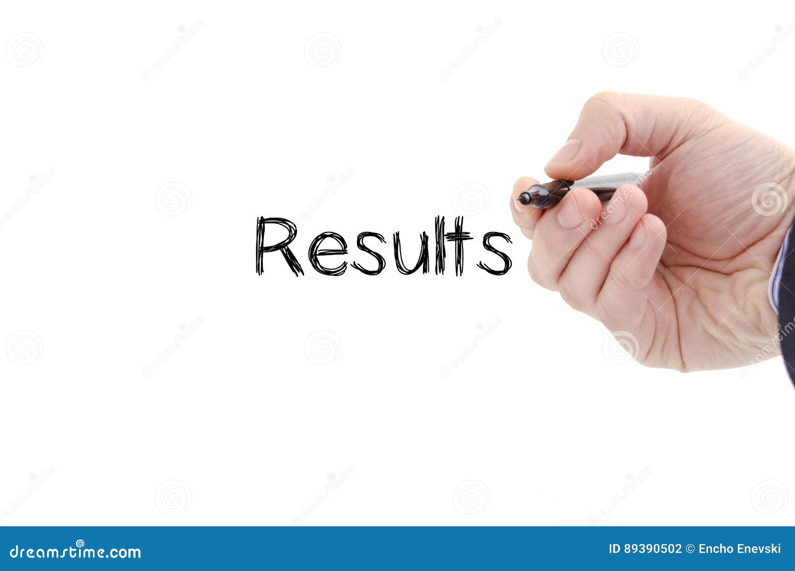 Results text concept stock photo. Image of improvement - 89390502