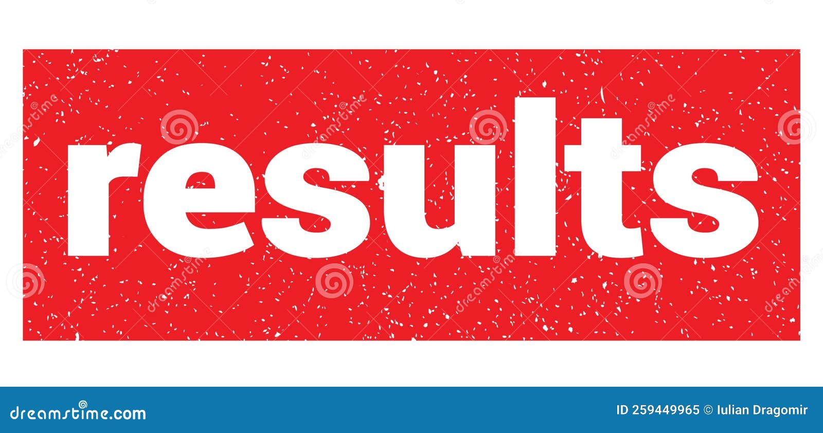Results Text Written on Red Stamp Sign Stock Illustration ...