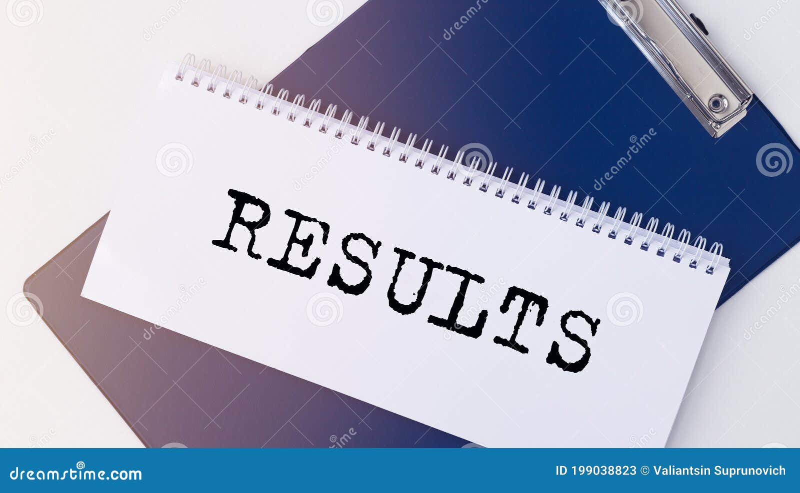 Results Word on Paper Card on Office Table Stock Image - Image of ...
