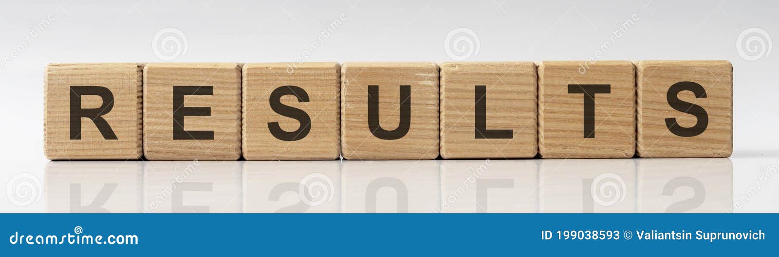 Results Word on Wooden Cube Blocks Stock Image - Image of conclusion ...