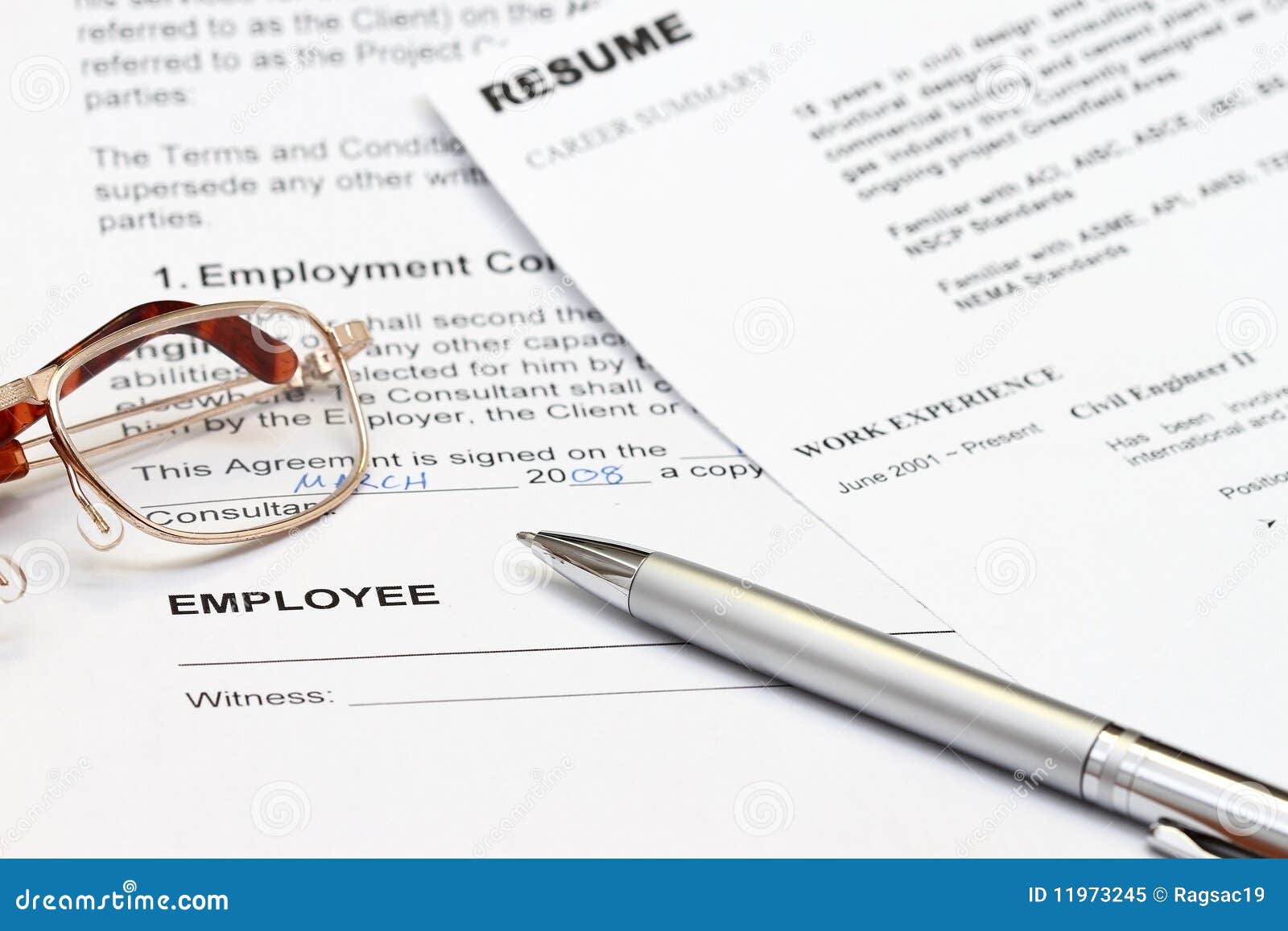 Resume stock image. Image of form, curriculum, market - 11973245