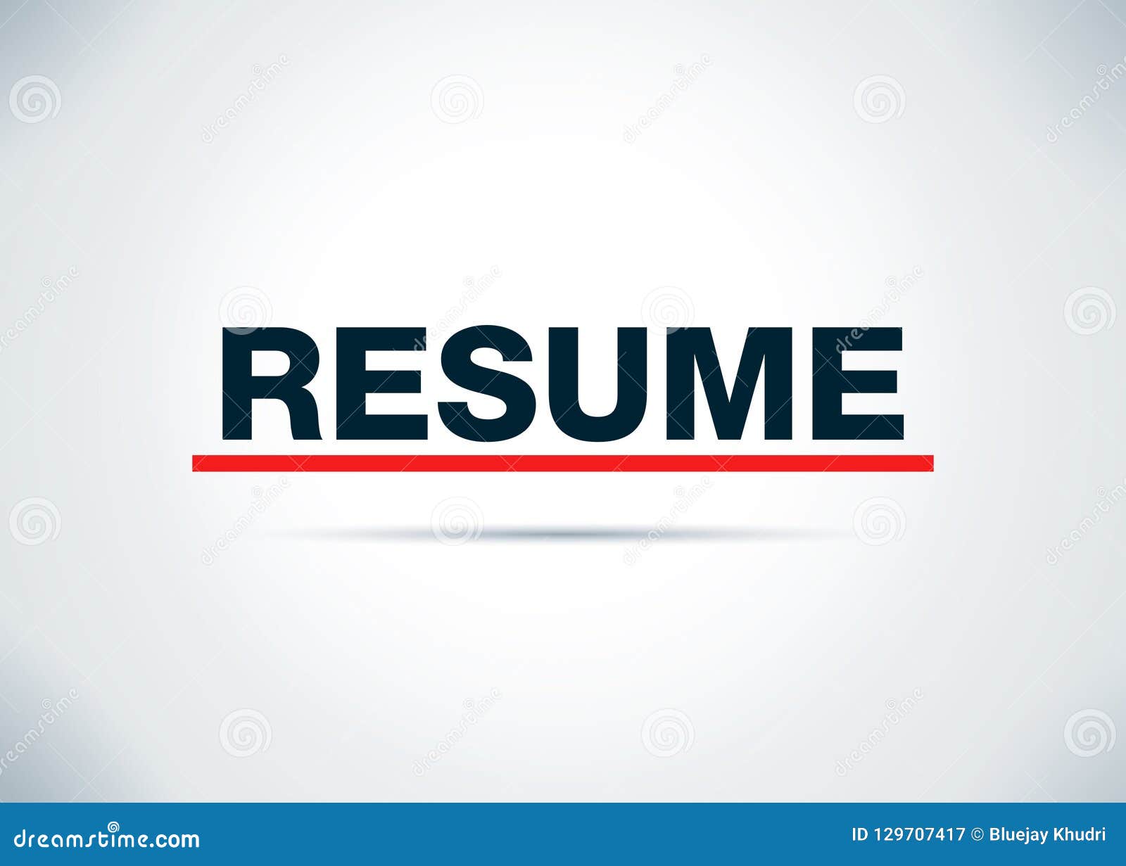 Resume Abstract Flat Background Design Illustration Stock Illustration ...