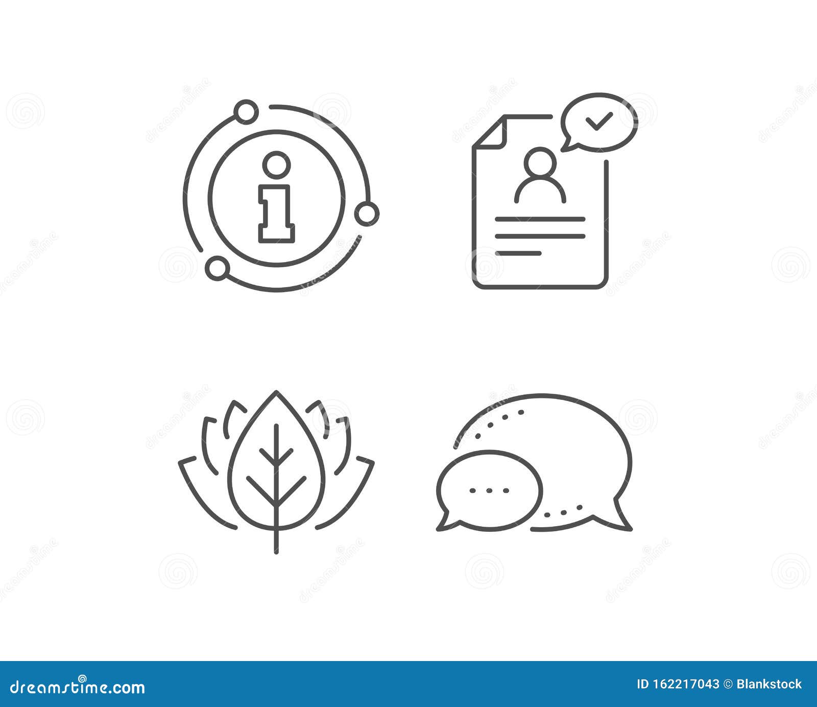 Resume Document Line Icon. Contract Application Sign. Agreement File ...