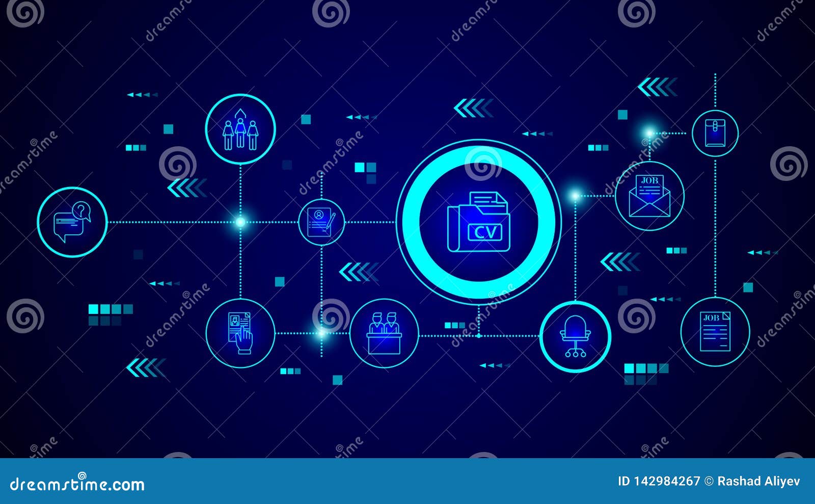 Resume Folder Icon. from Interview Set Stock Illustration ...