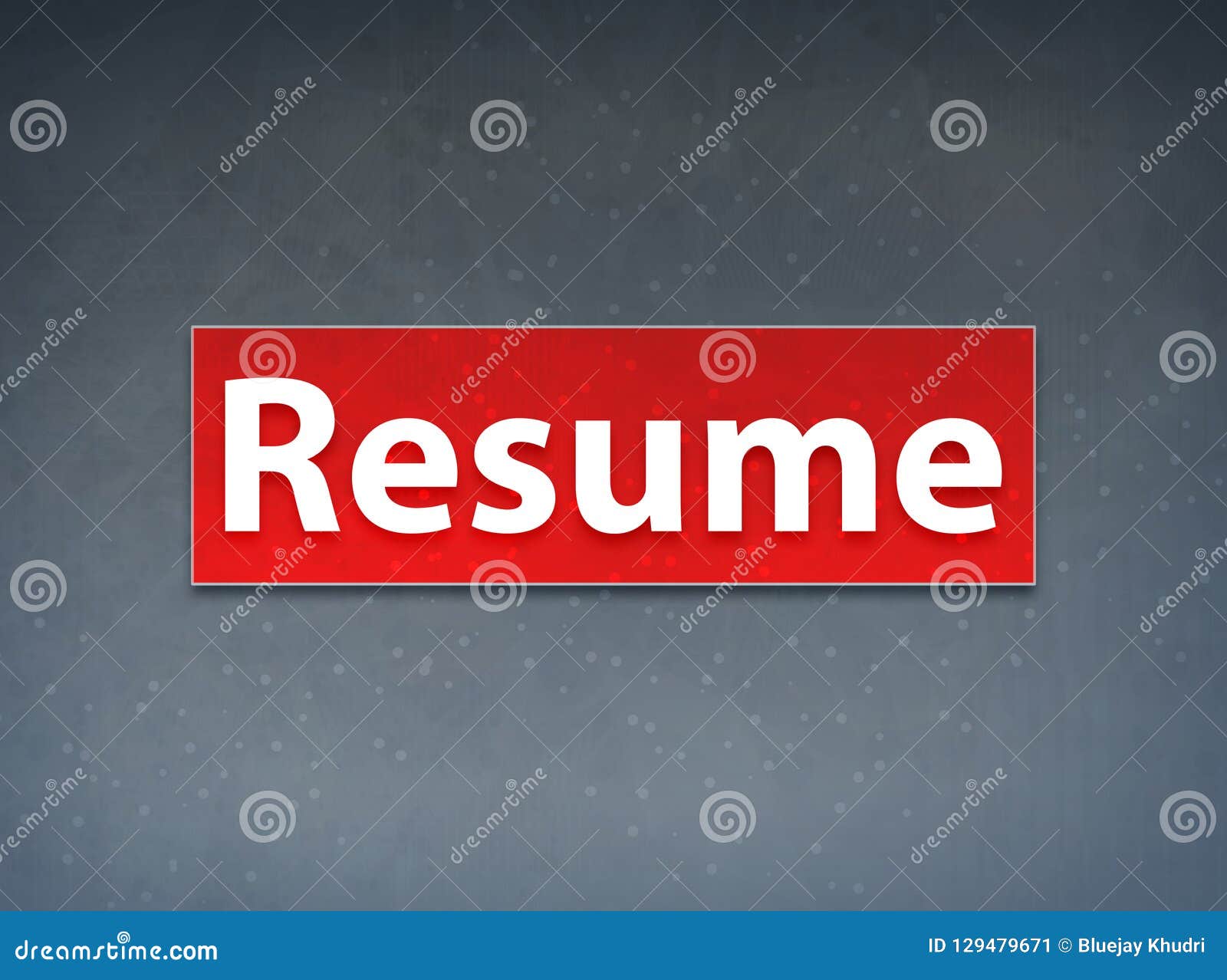 Resume Red Banner Abstract Background Stock Illustration - Illustration ...