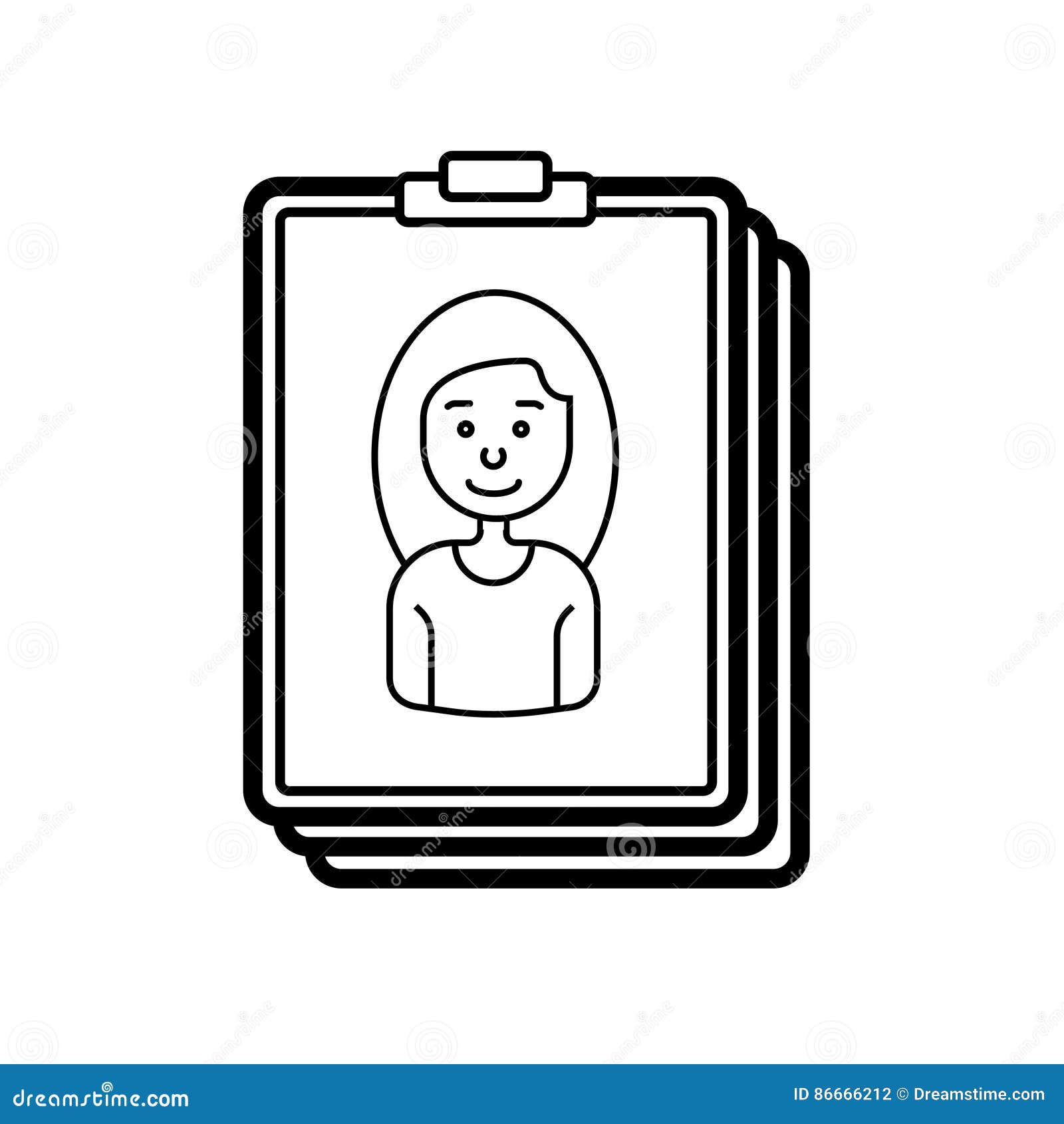 Resume on tablet stock illustration. Illustration of calendar - 86666212