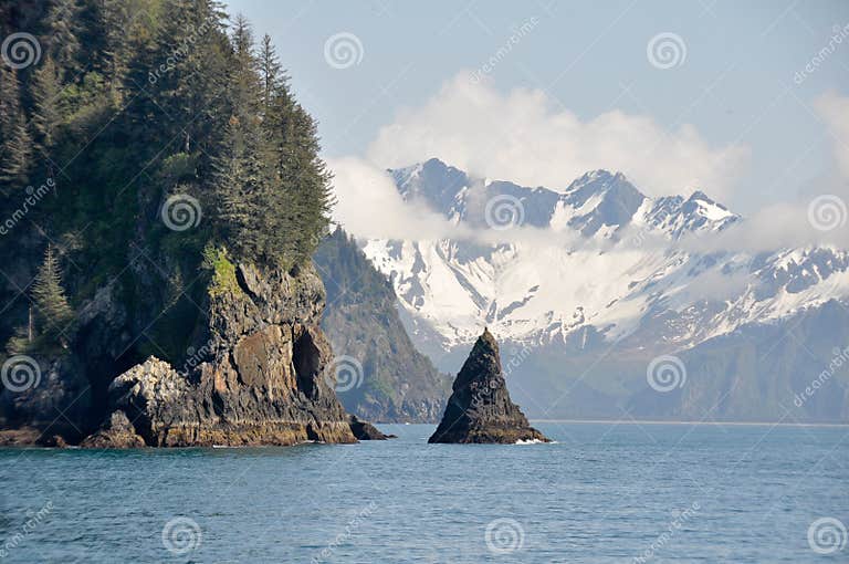 Resurrection Bay in Alaska stock photo. Image of range - 22695582