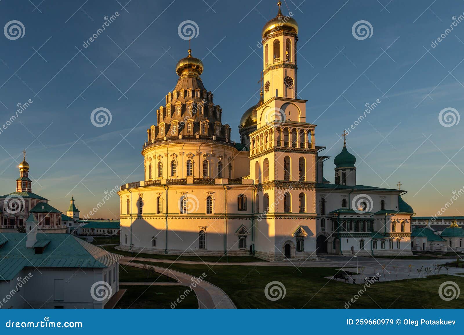 Resurrection Cathedral in the New Jerusalem Monastery Stock Image ...