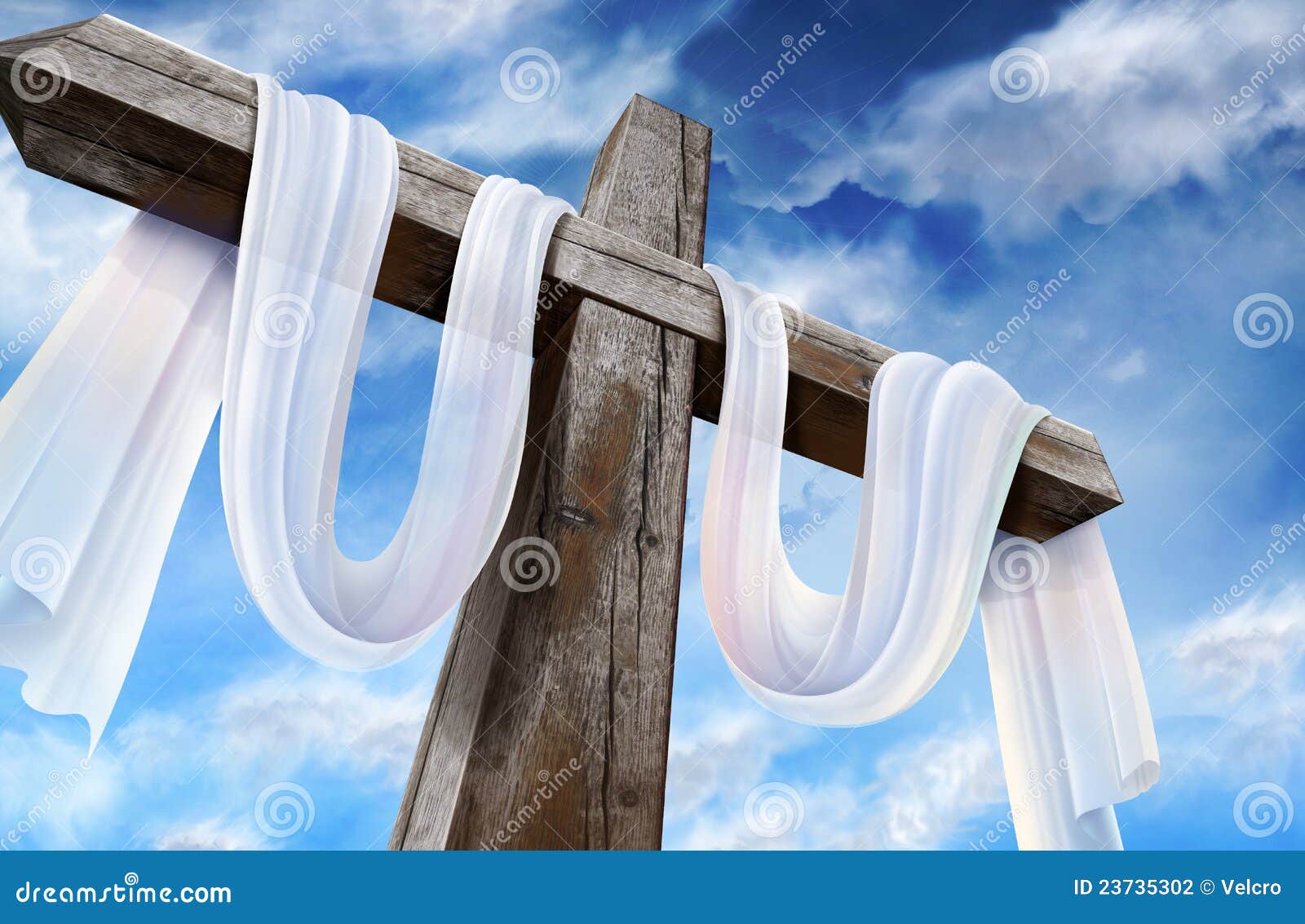 Resurrection cross stock photo. Image of jesus, empty - 23735302