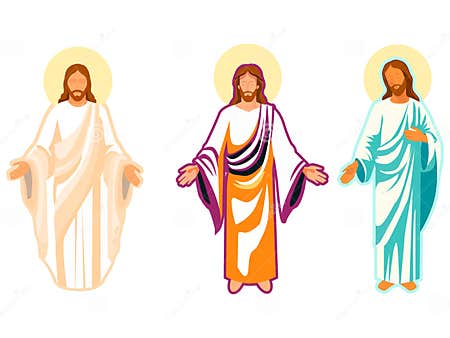 Resurrection Jesus Christ Sticker Set Stock Vector - Illustration of ...