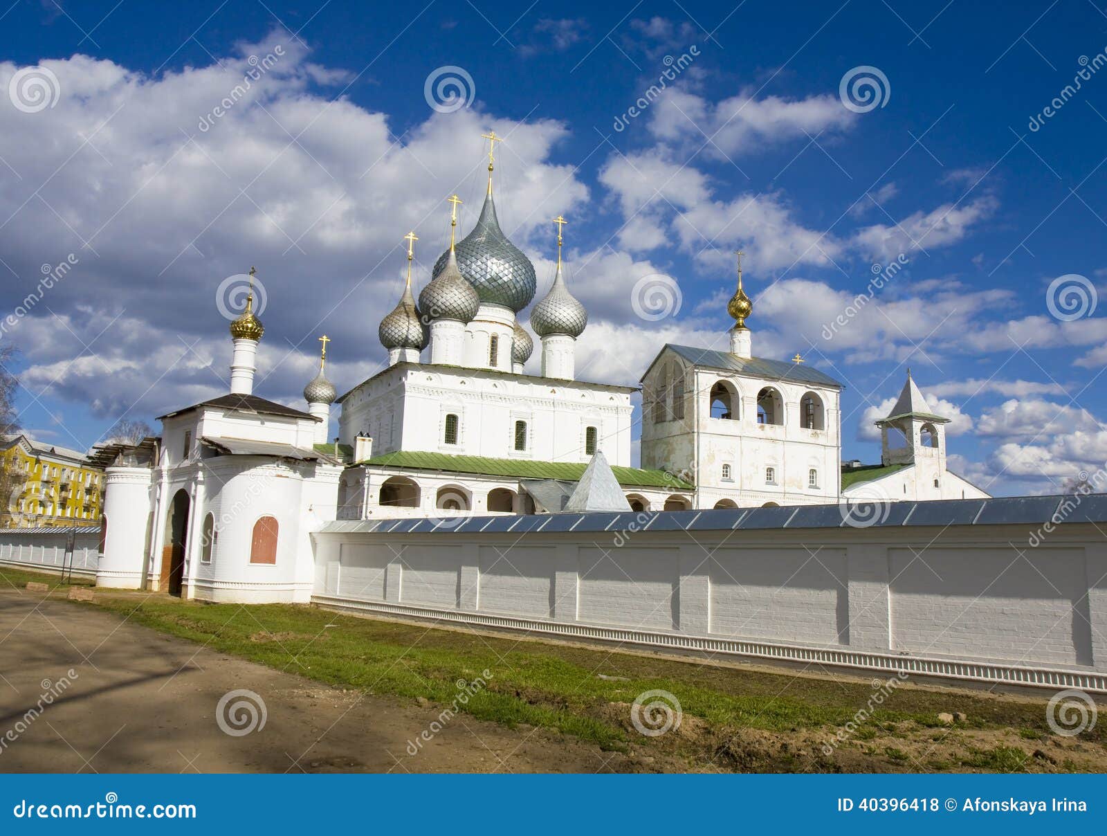 Resurrection Monastery in Uglich, Russia Stock Photo - Image of town ...