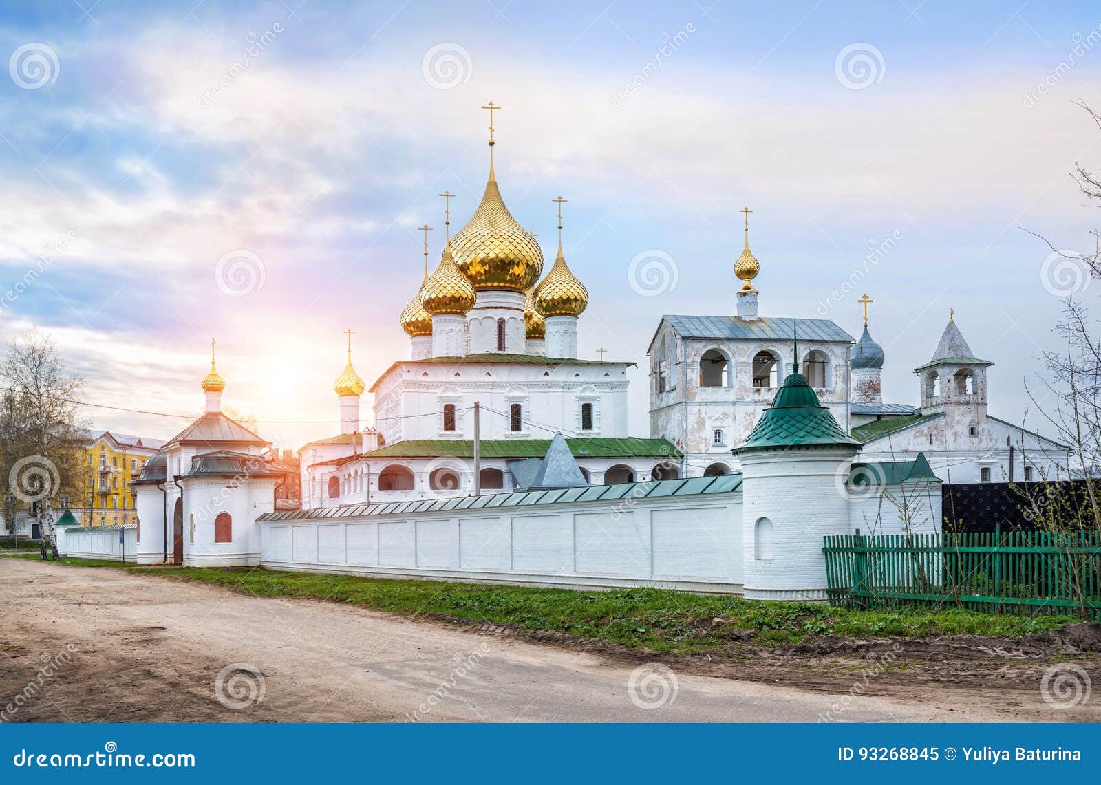 Resurrection Monastery in Uglich Stock Image - Image of volga ...