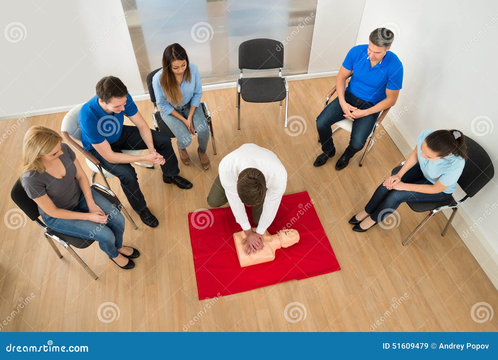 Resuscitation training stock image. Image of concentration - 51609479